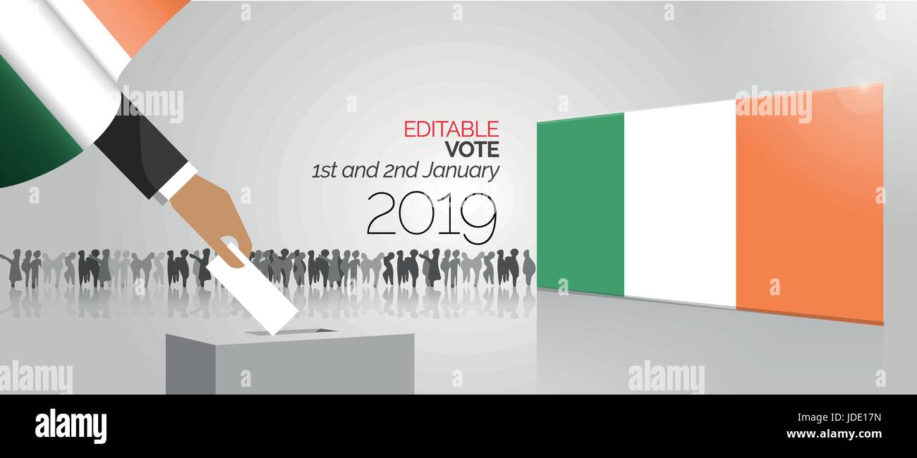 Election Voting Box in Ireland Stock Vector Image & Art - Alamy