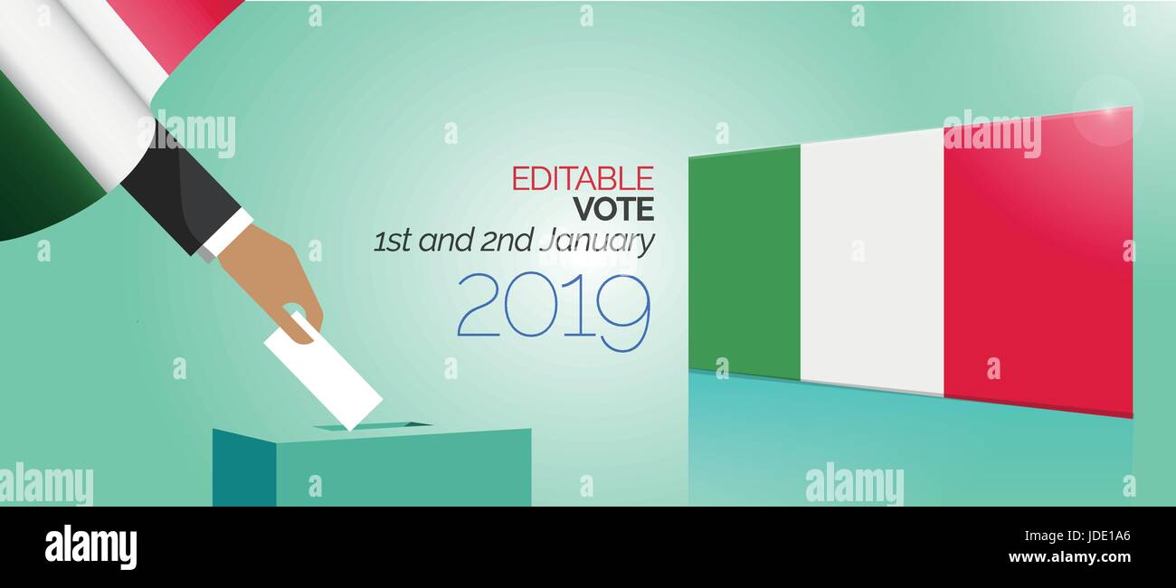 Election Voting Box in Italy Stock Vector Image & Art - Alamy