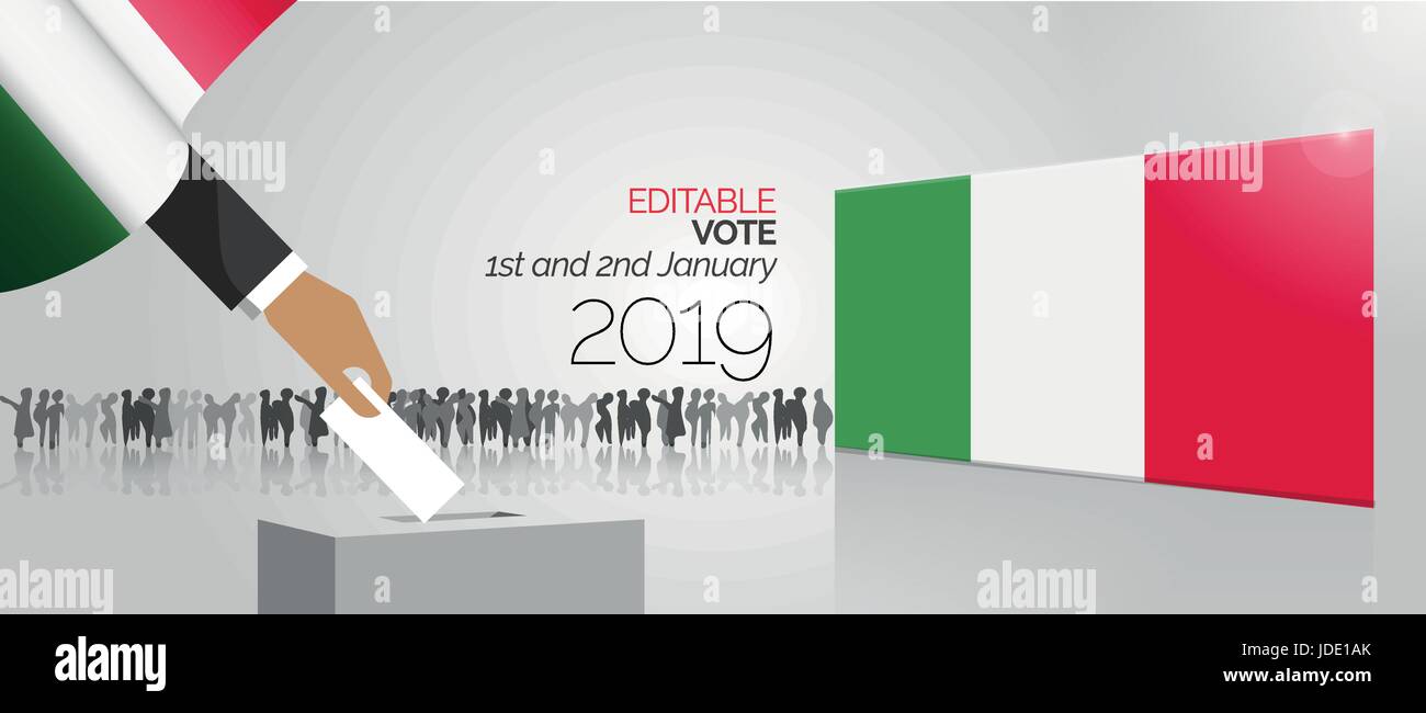 Election Voting Box in Italy Stock Vector Image & Art - Alamy