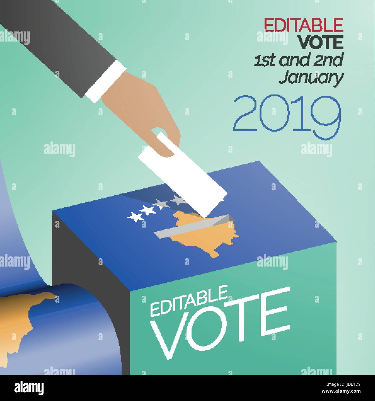 Election Voting Box in Stock Vector Image & Art - Alamy