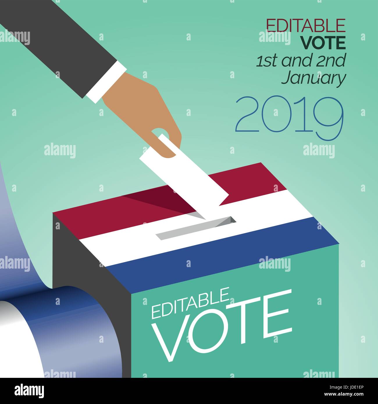 Election voting box in Netherlans Stock Vector Image & Art - Alamy