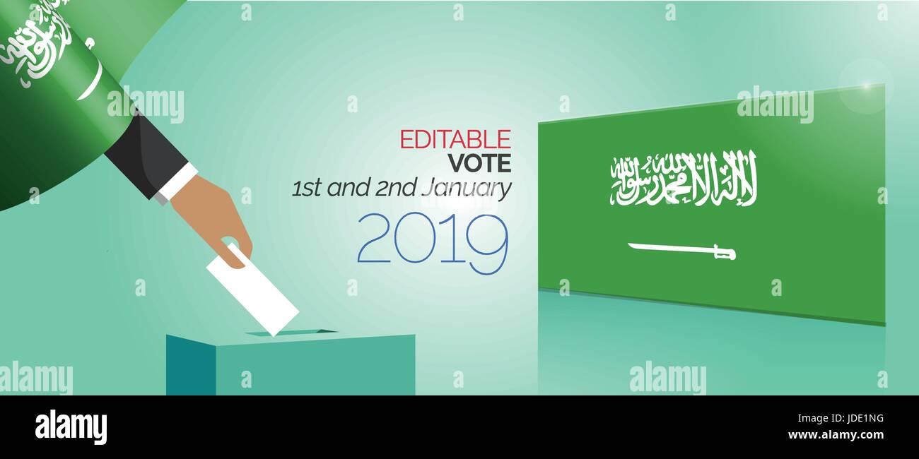 Election Voting Box in Saudi Arabia Stock Vector Image & Art - Alamy