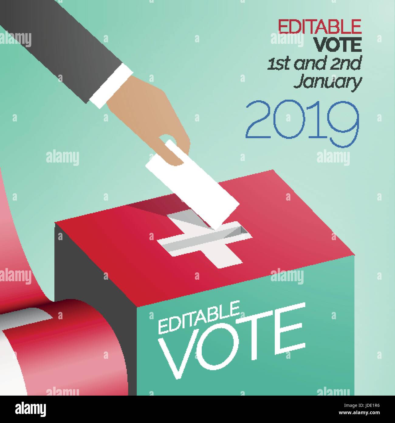 Election Voting Box in Switzerland Stock Vector Image & Art - Alamy