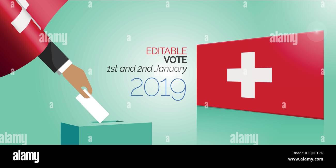 Election Voting Box in Switzerland Stock Vector Image & Art - Alamy