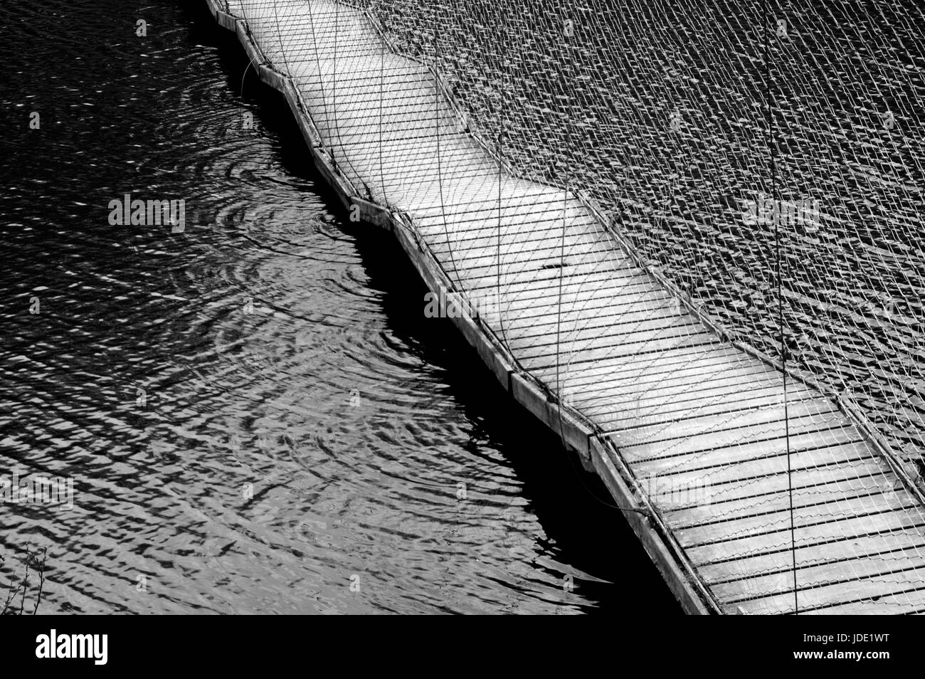 Footbridge, Bridge, Pathway, Wooden construction Stock Photo - Alamy