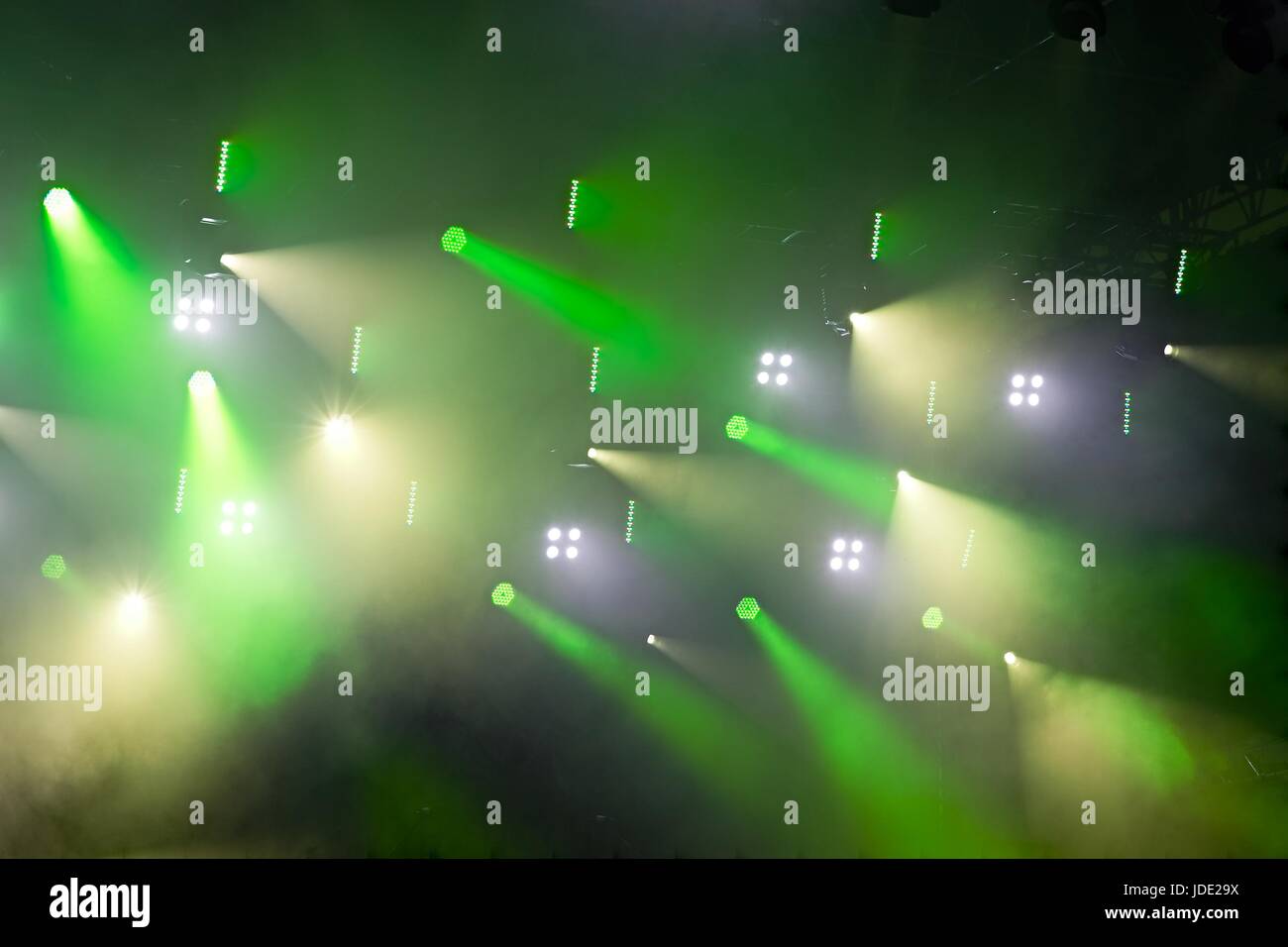 Stage lighting at a concert Stock Photo - Alamy