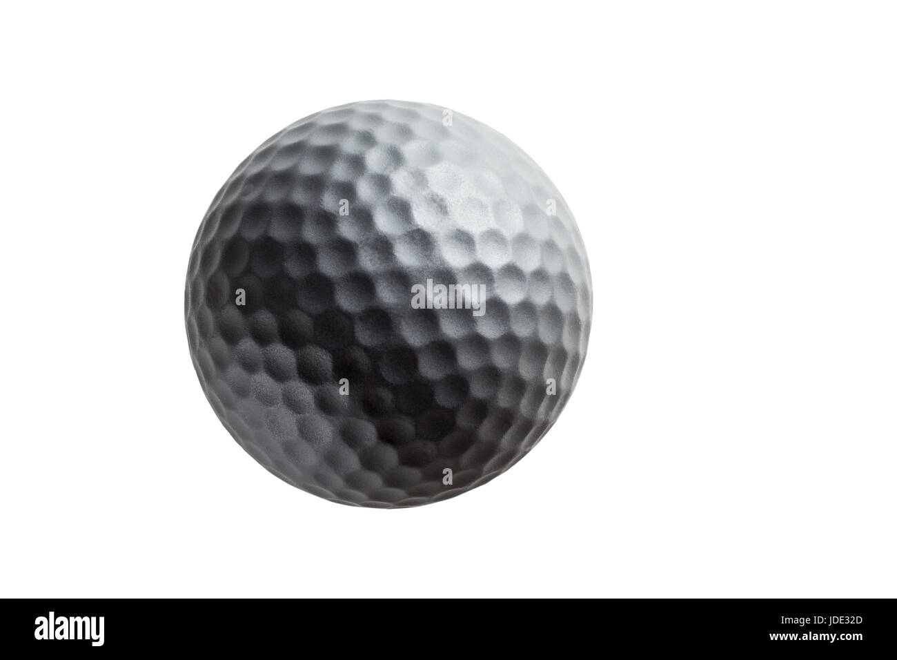 gray golf ball isolated on white Stock Photo - Alamy