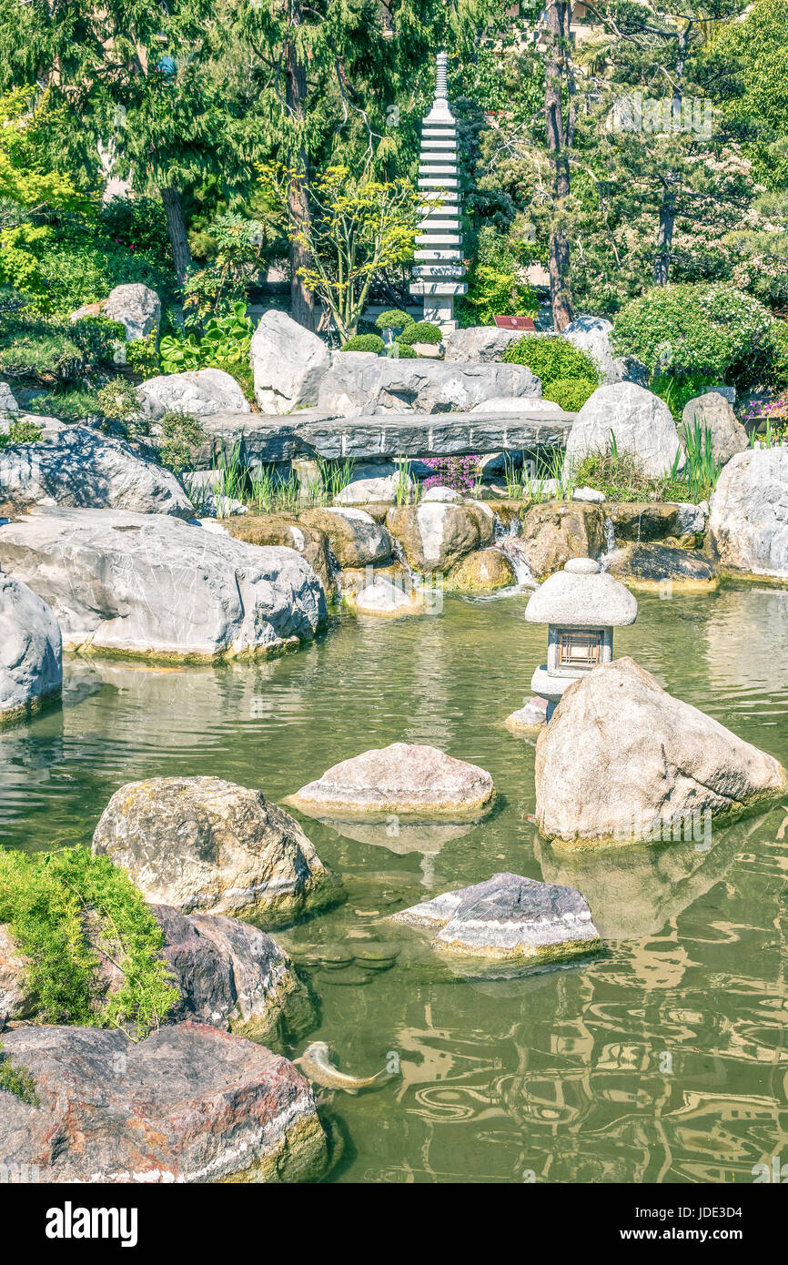 Japanese Garden Monte Carlo Monaco Stock Photo - Alamy