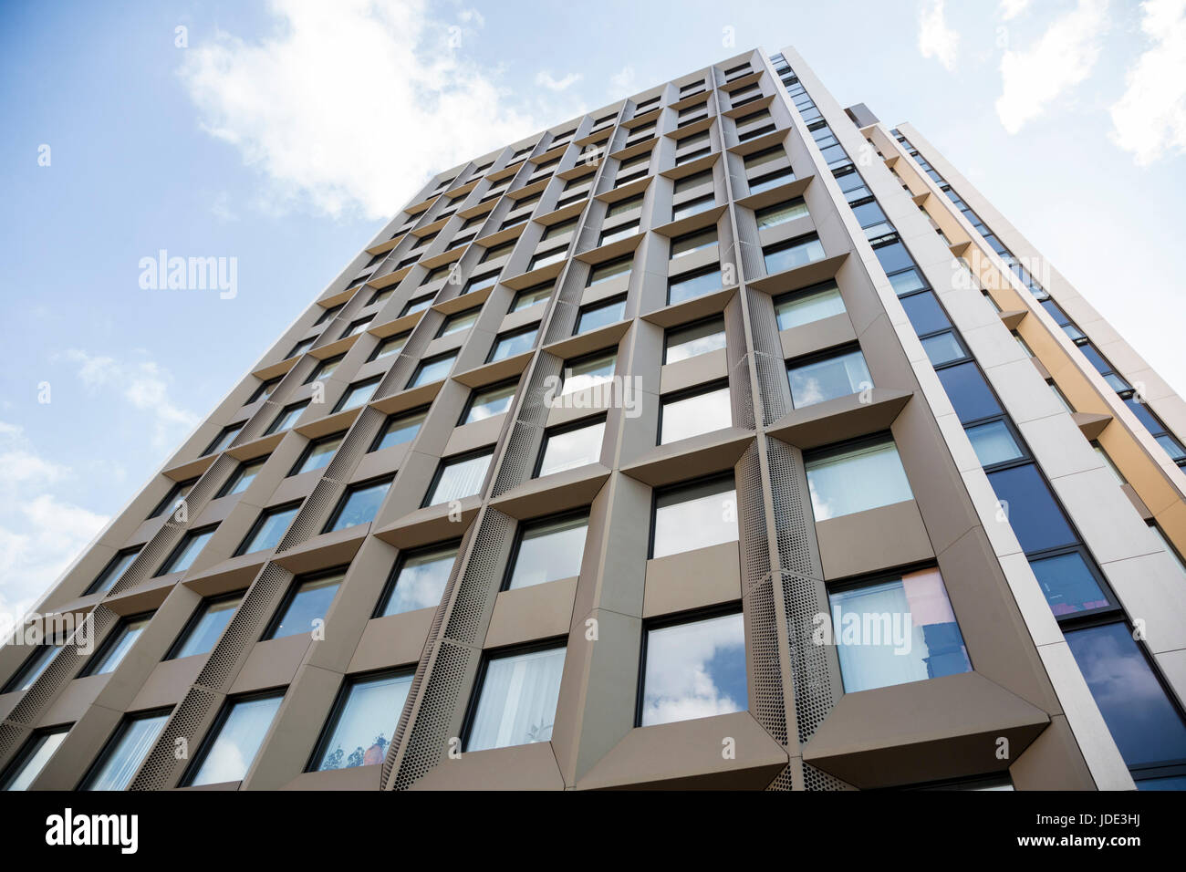 Archway Tower with recently fitted cladding, Archway, North London ...