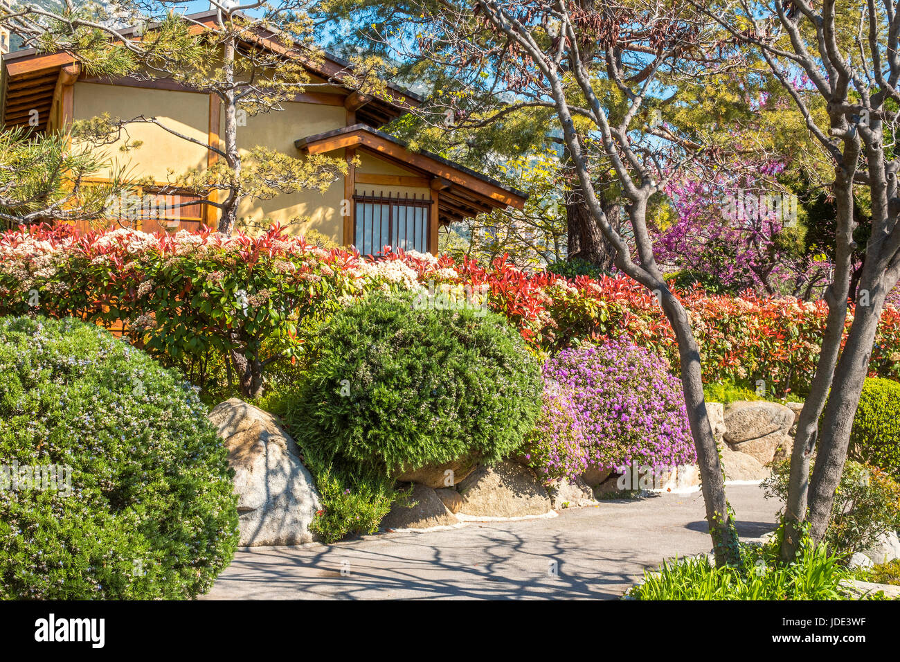 Japanese Garden Monte Carlo Monaco Stock Photo - Alamy