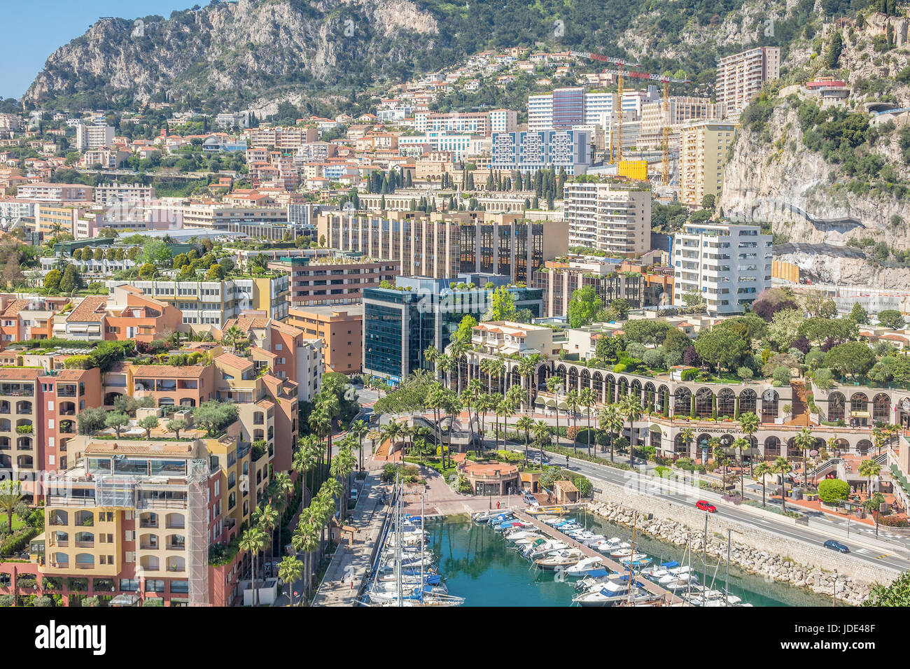 Buildings Around The Marina Monte Carlo Monaco Stock Photo - Alamy