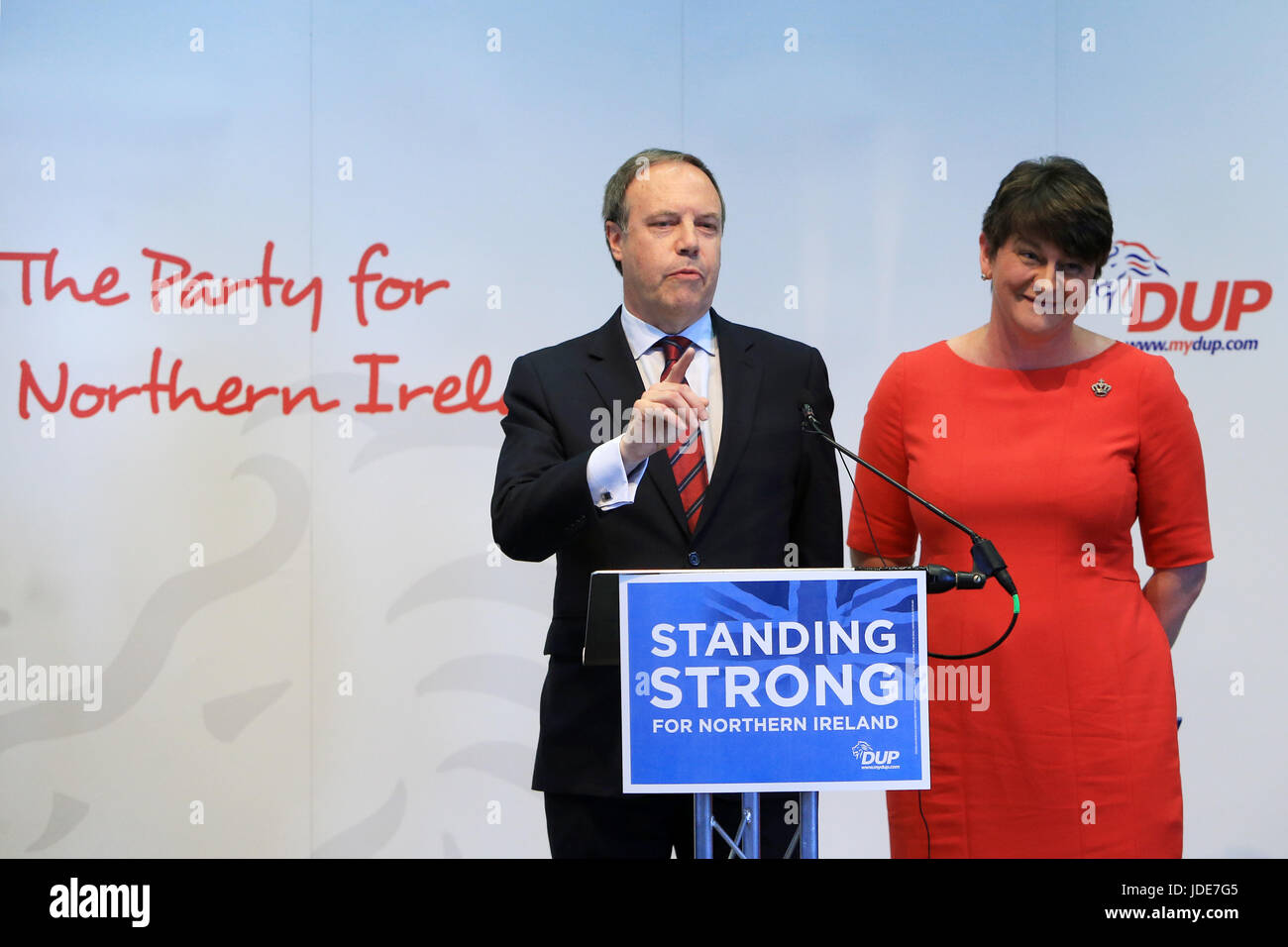 Lagan valley jeffrey donaldson hi-res stock photography and images - Alamy