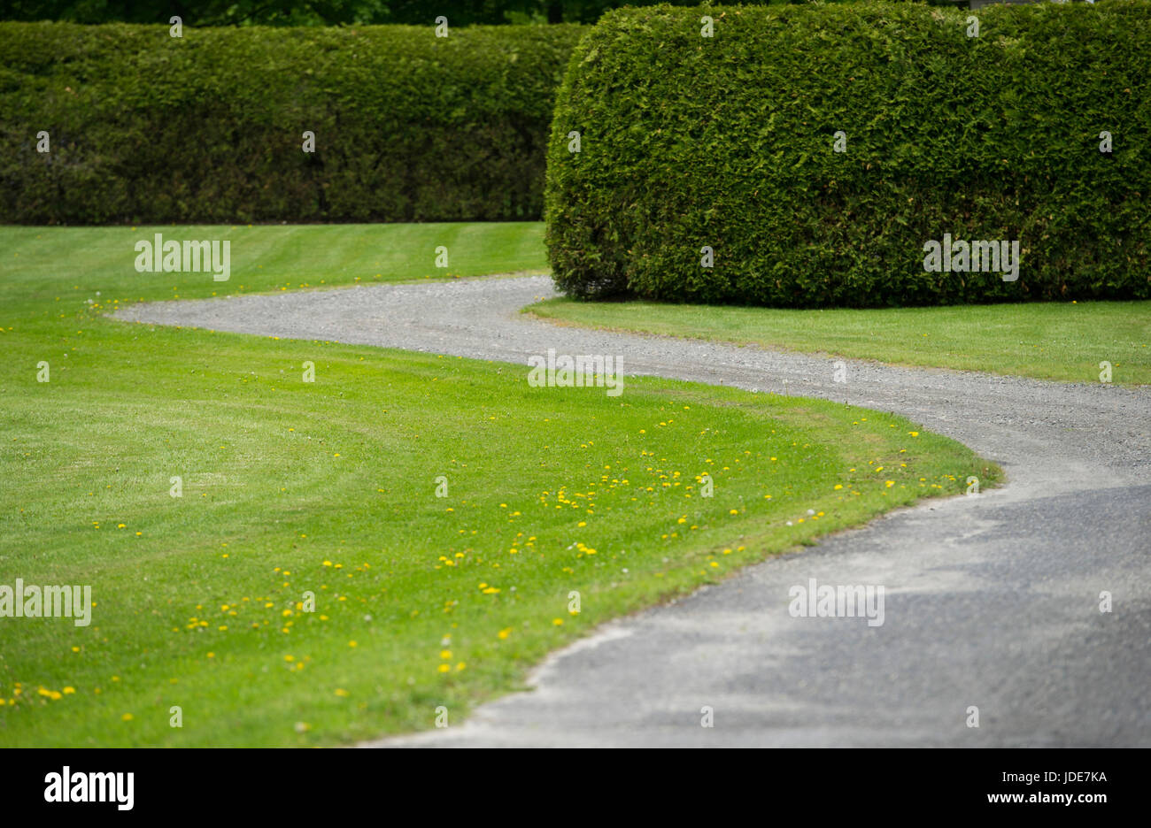Curved hedges hi-res stock photography and images - Alamy