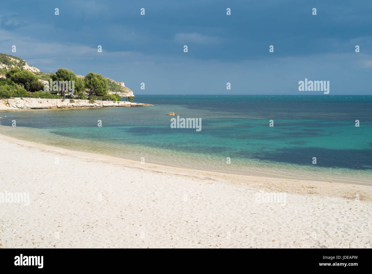 Beach of Cala Mosca in Cagliari, Sardinia, Italy Stock Photo - Alamy