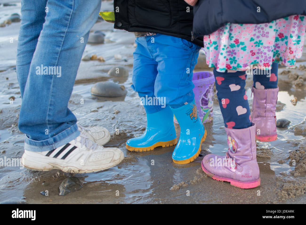 Family wellies hi-res stock photography and images - Alamy