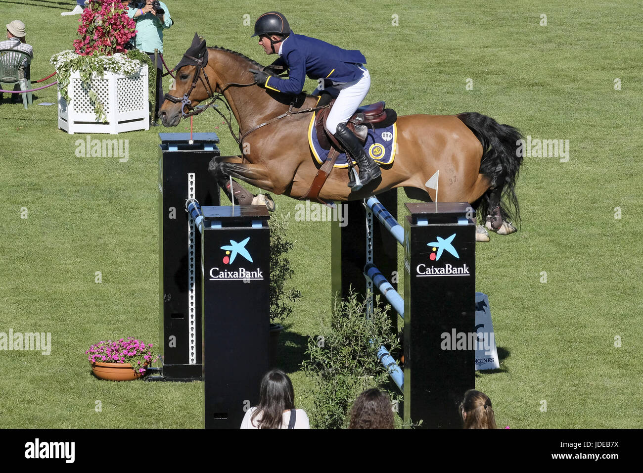 The Longines Global Champions Tour equestrian jumping tournament for ...