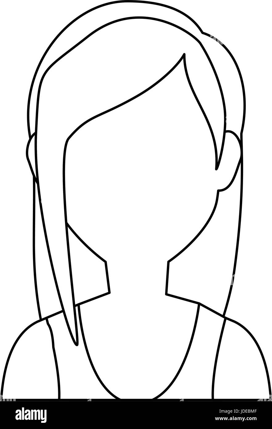 woman face cartoon Stock Vector Image & Art - Alamy