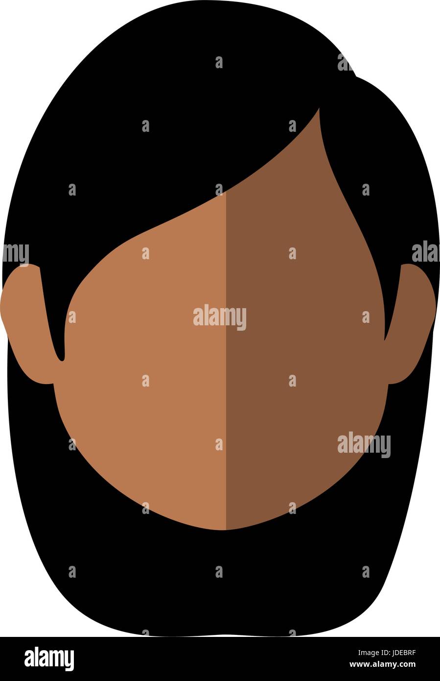 woman faceless head Stock Vector Image & Art - Alamy