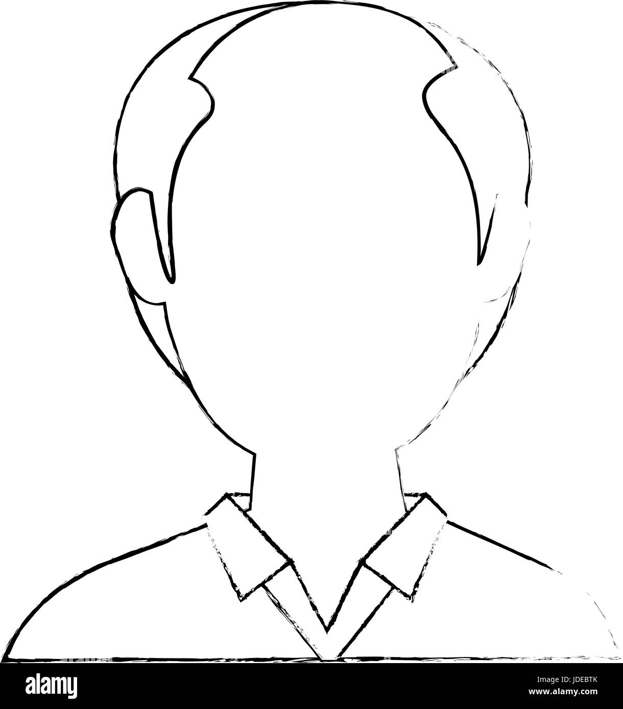 Man Faceless Head Stock Vector Image And Art Alamy