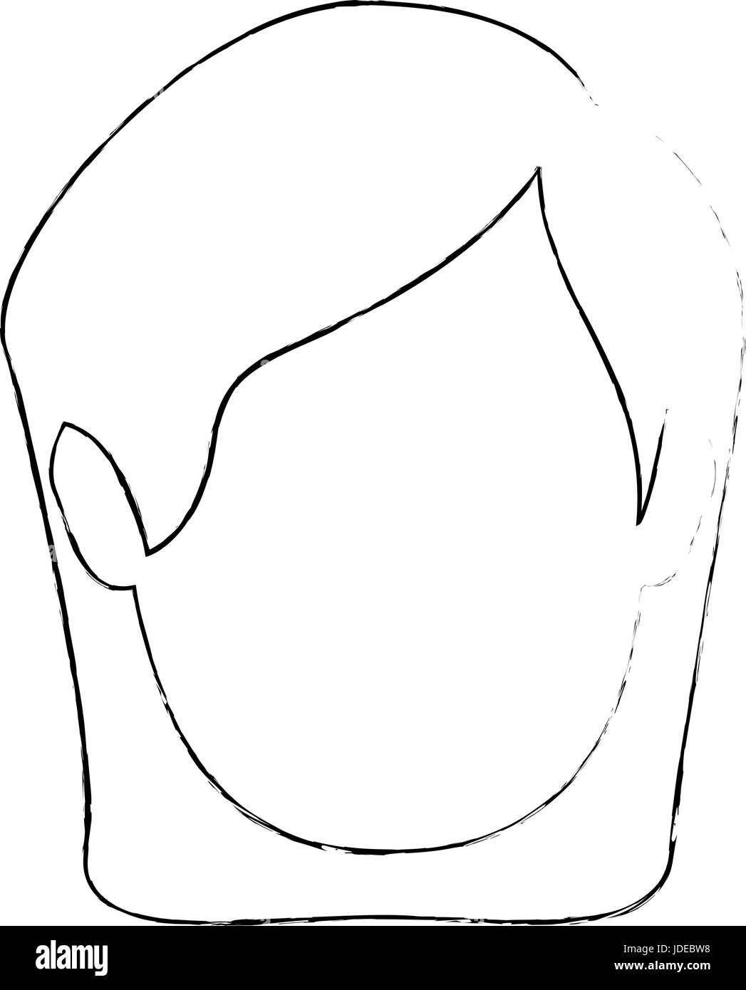 woman faceless head Stock Vector Image & Art - Alamy