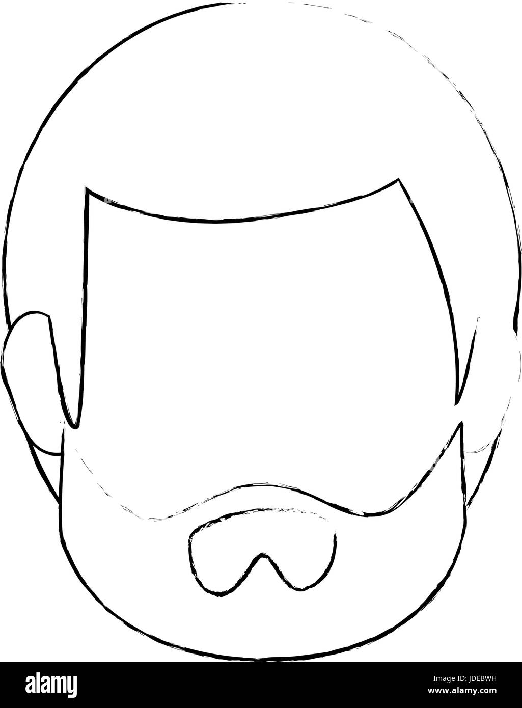 Faceless character sketch hi-res stock photography and images - Alamy