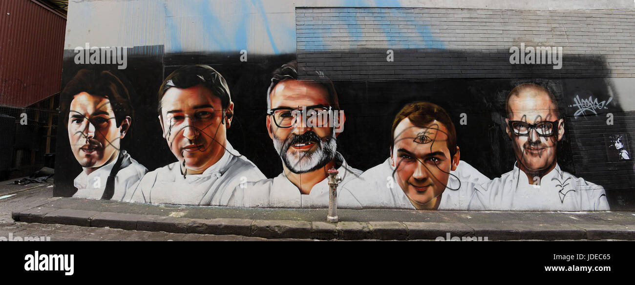 Street art by unidentified artist. Melbourne's graffiti management plan ...