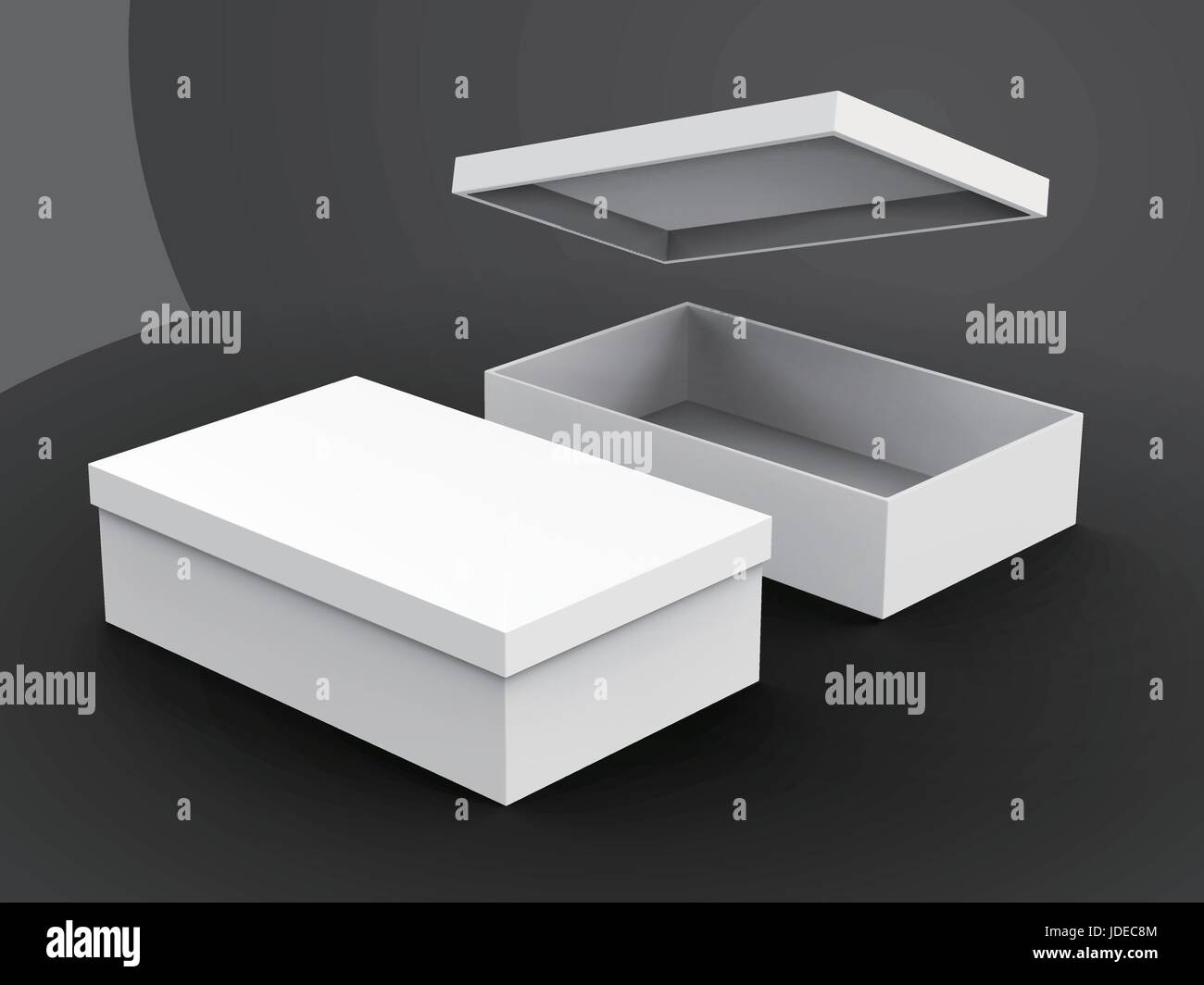 Boxes elevated view Stock Vector Images - Alamy