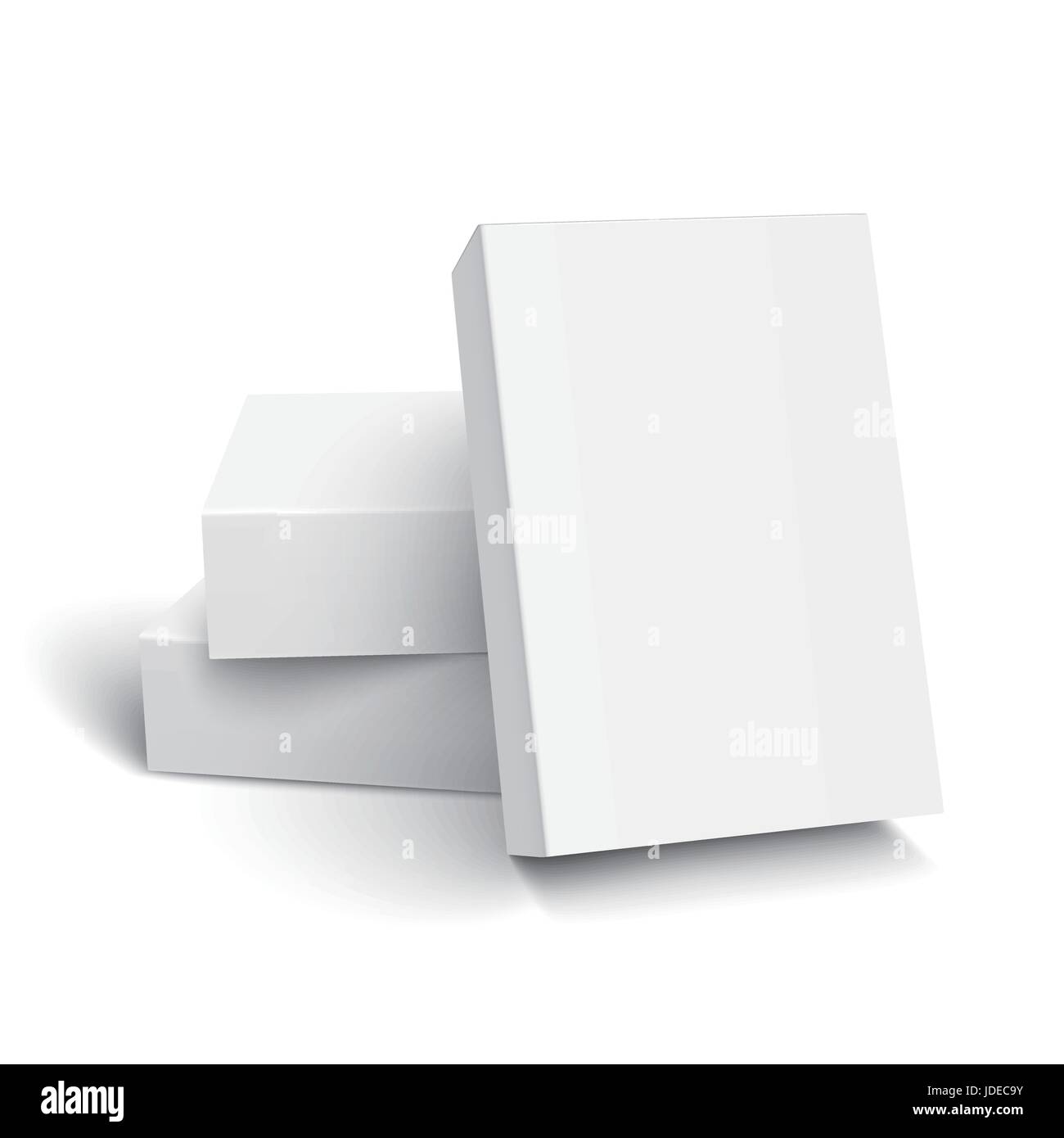 Stack used paper cardboard Stock Vector Images - Alamy