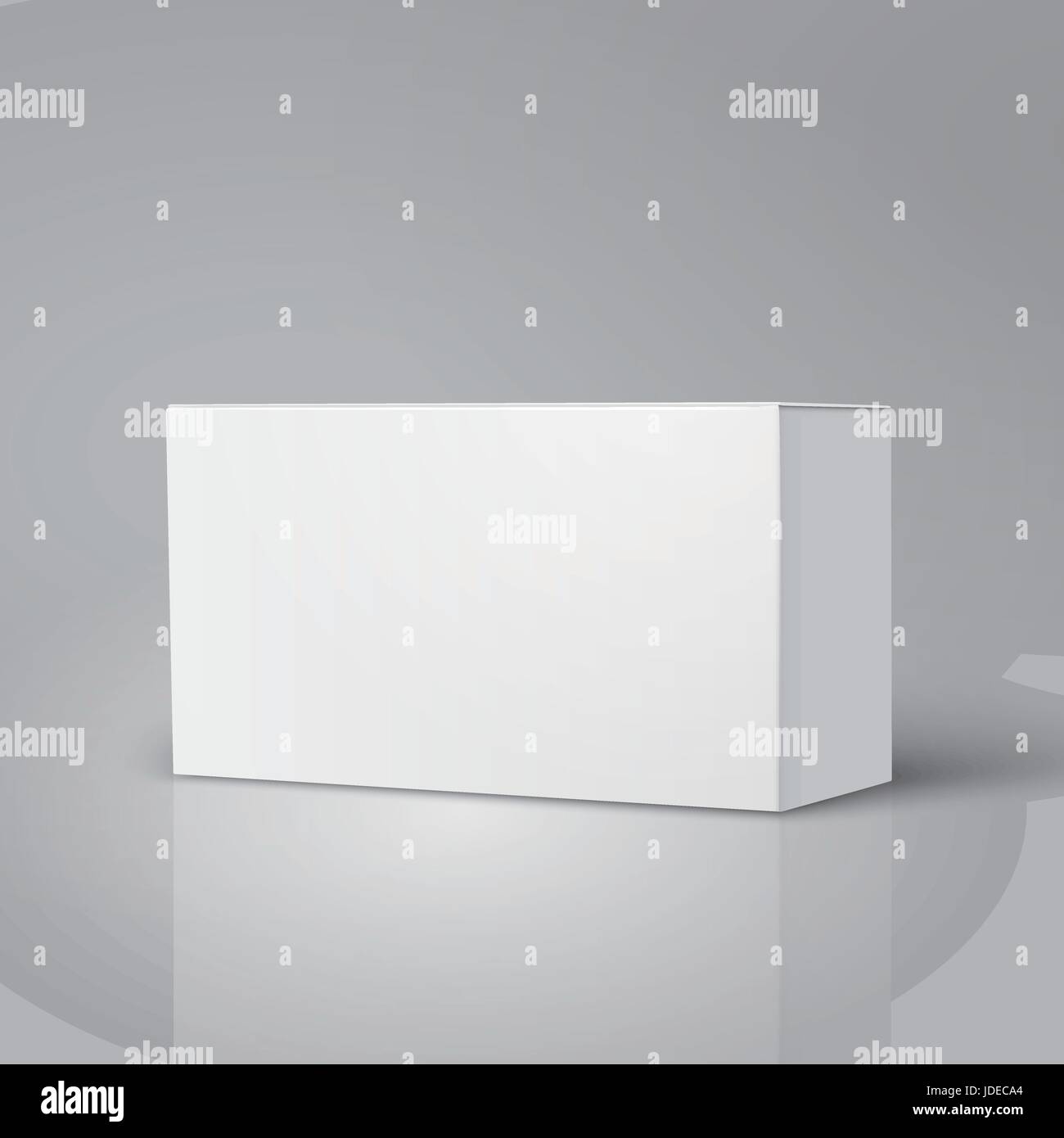 right tilt blank paper box 3d illustration, can be used as design ...