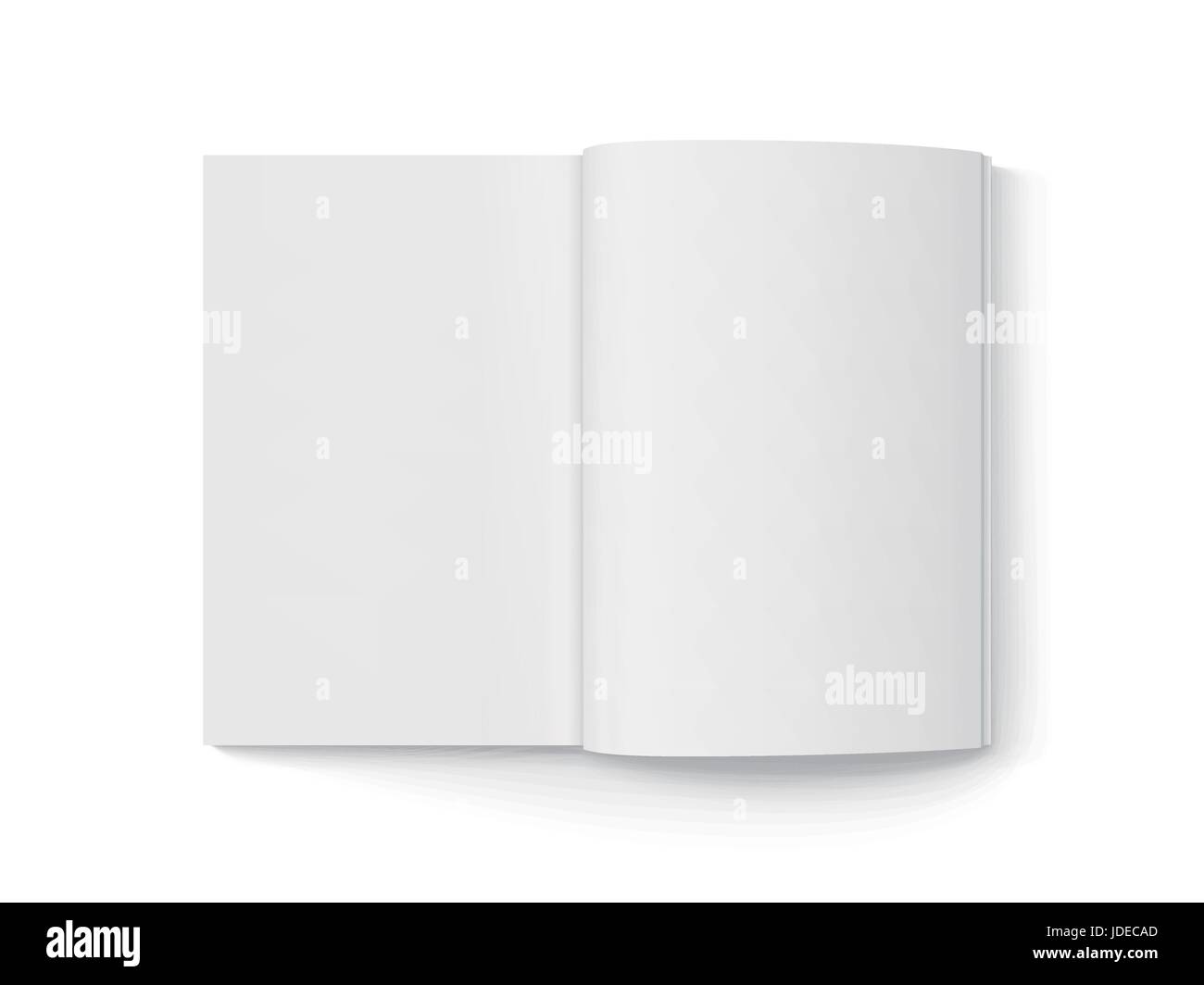 blank open book 3d illustration, can be used as design element ...