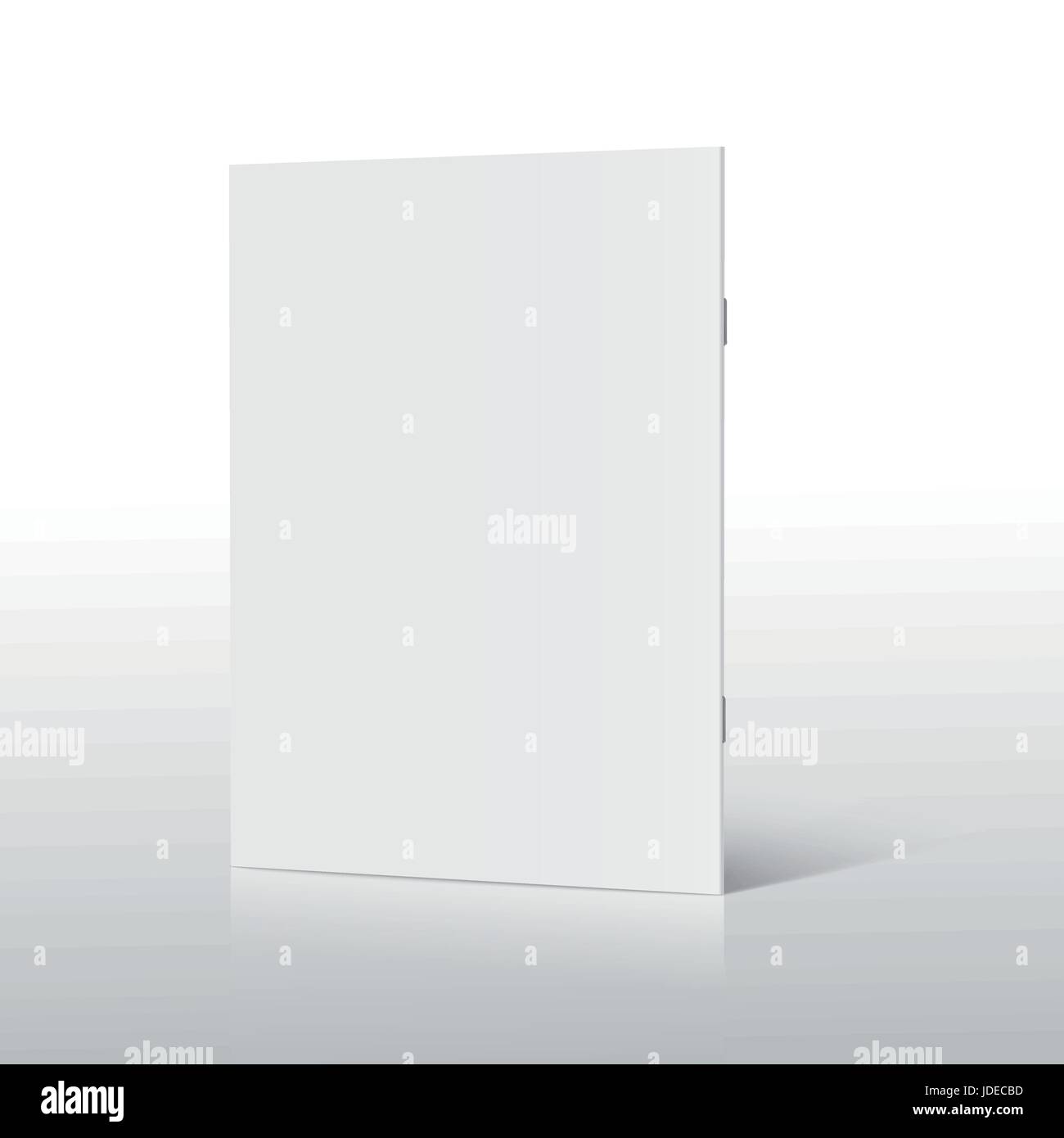 blank standing right tilt brochure 3d illustration, can be used as ...