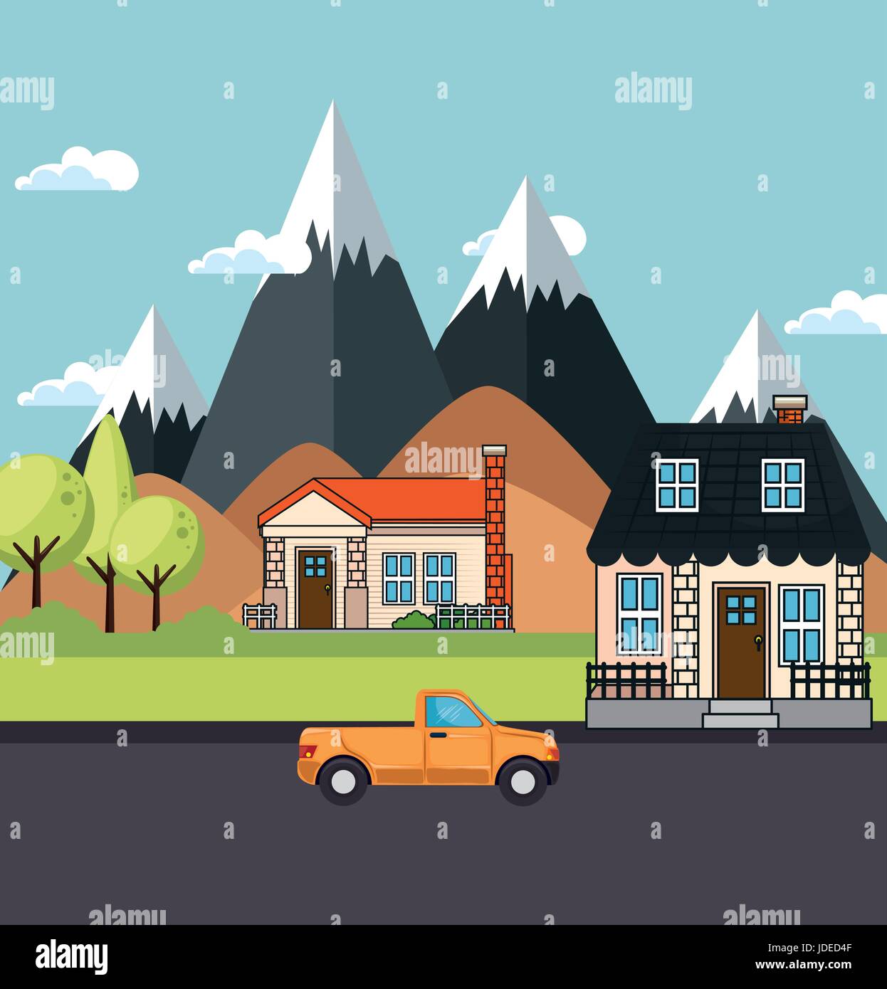 City landscape design Stock Vector Image & Art - Alamy