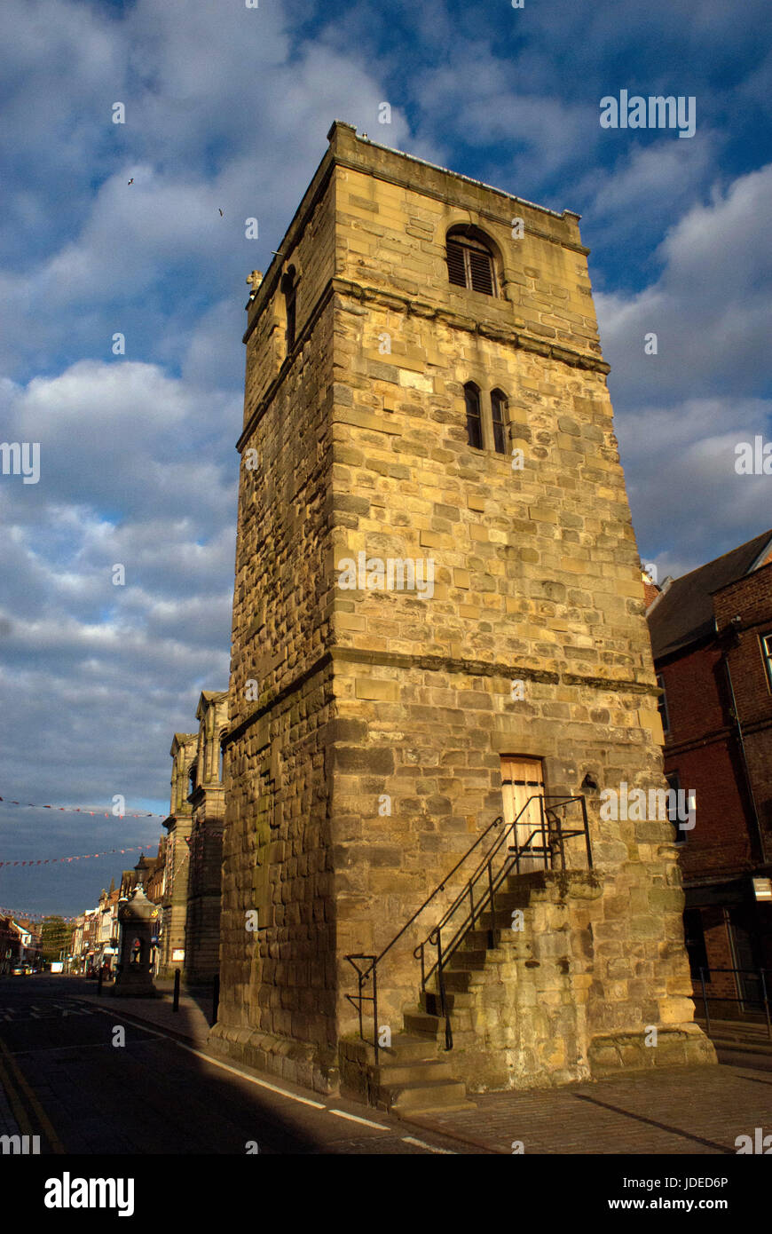 Clock tower, Morpeth, Northumberland Stock Photo - Alamy