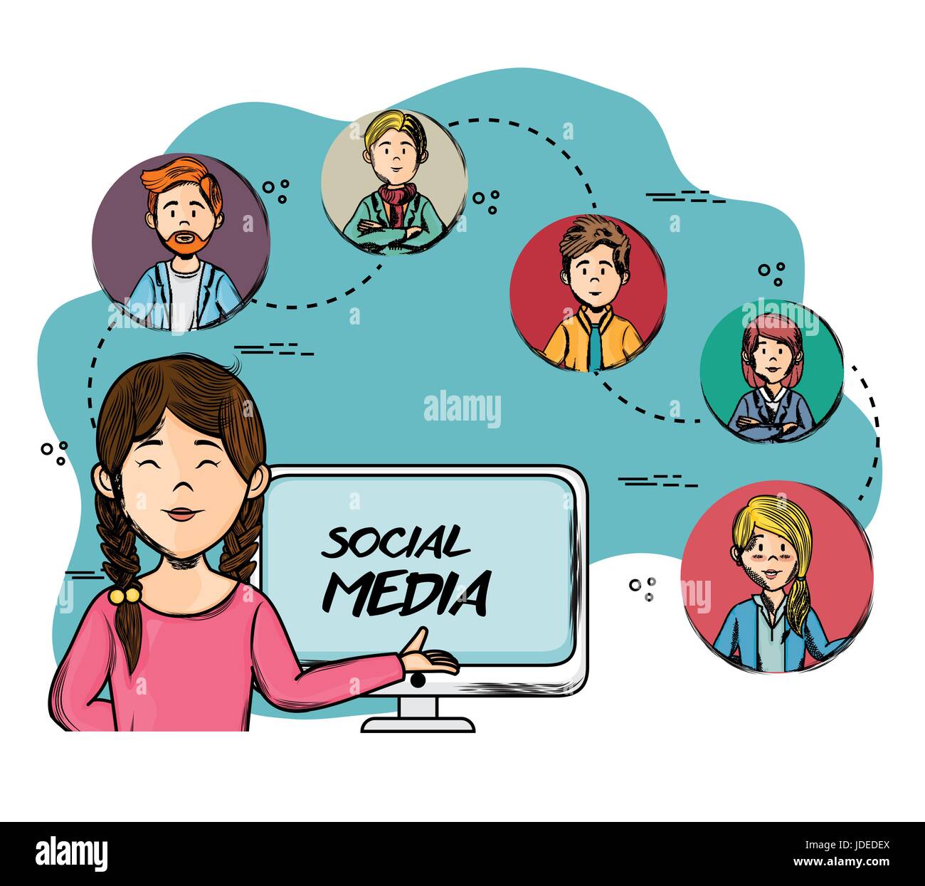 Hand drawn people design Stock Vector Image & Art - Alamy