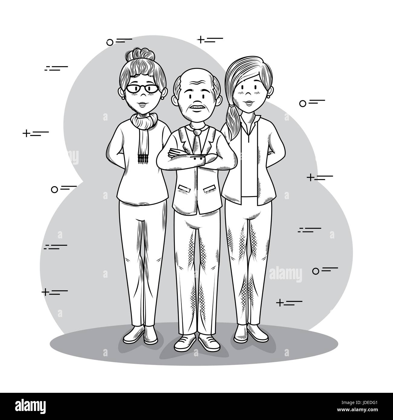 Hand drawn people design Stock Vector Image & Art - Alamy