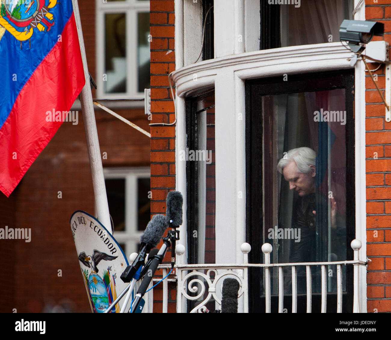 Ecuadorian Embassy where Julian Assange has claimed refuge since 2012 ...