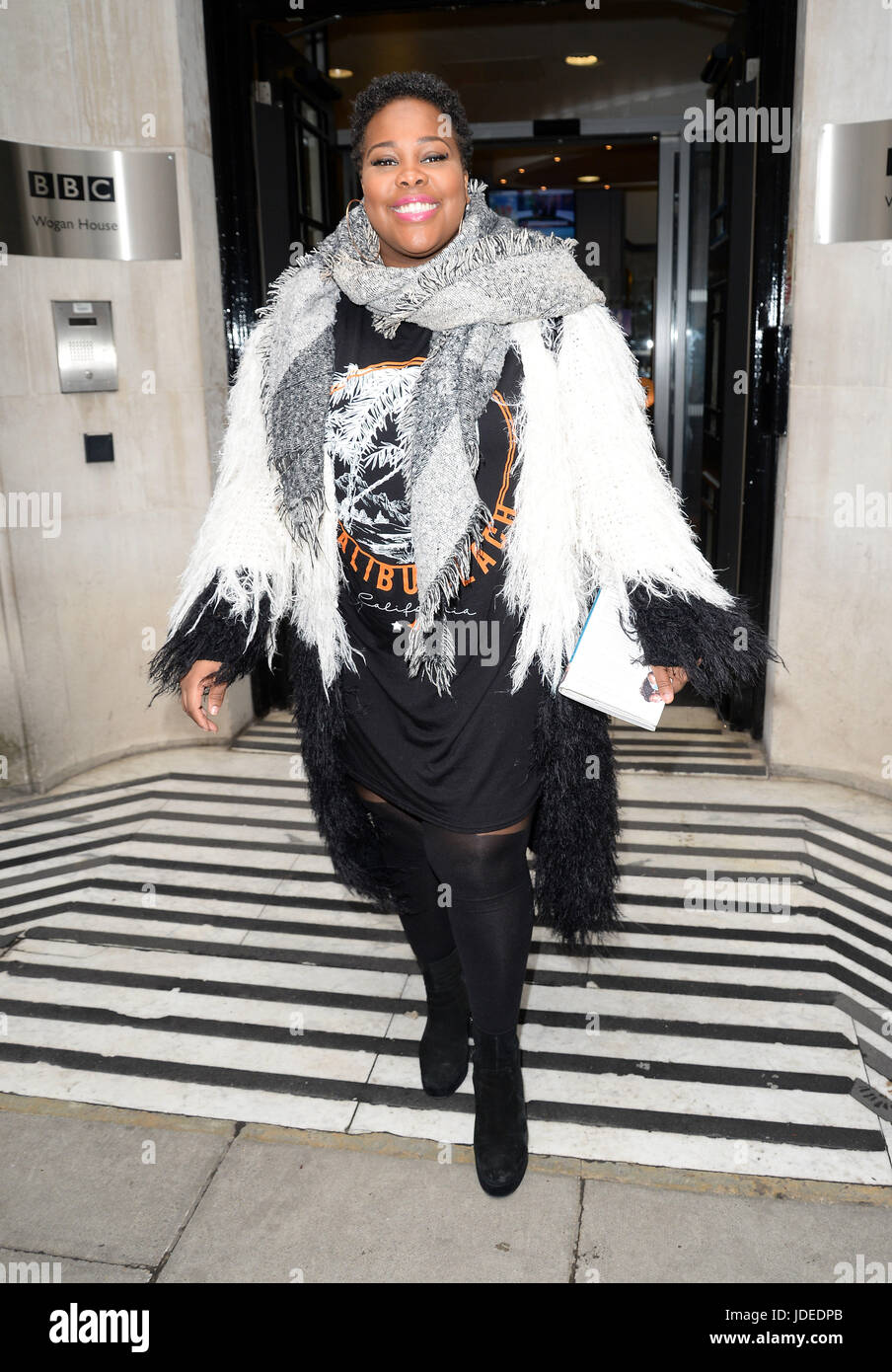 Amber Riley at BBC Radio 2 Featuring: Amber Riley Where: London, United ...