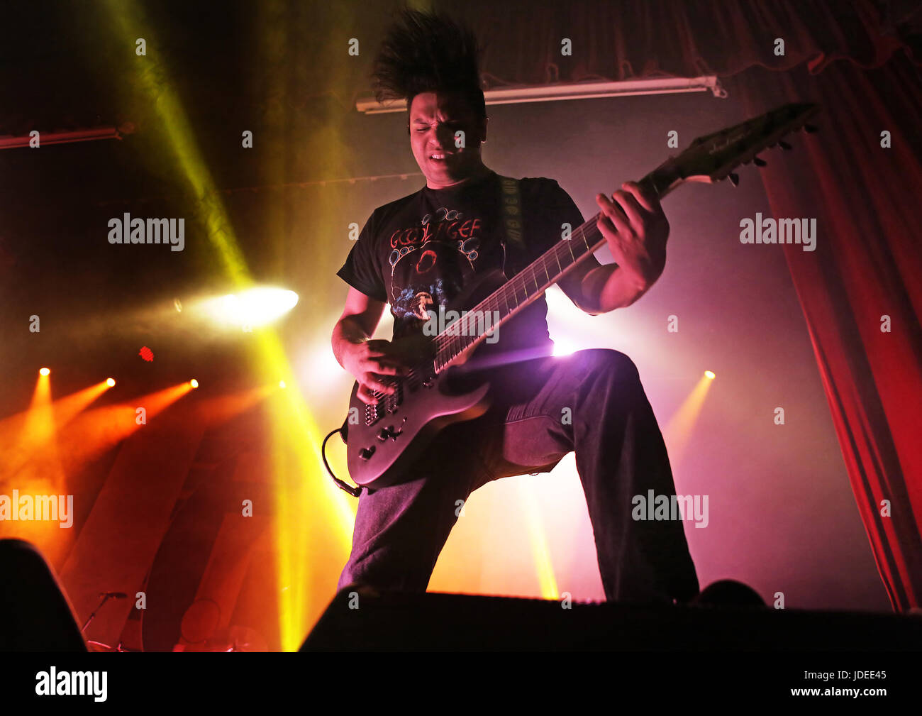 Periphery performing at Manchester O2 Ritz Featuring: Periphery, Misha ...