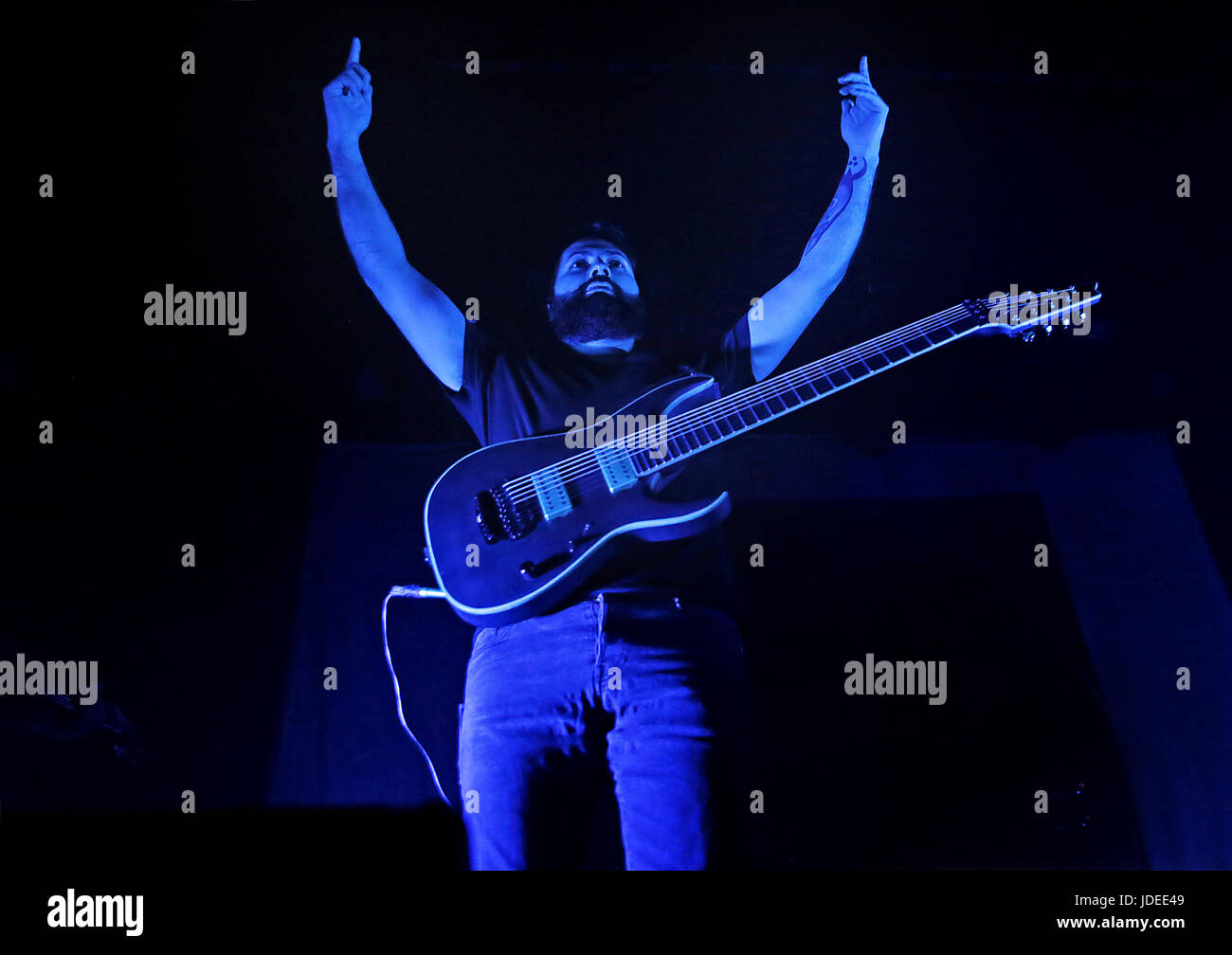 Periphery performing at Manchester O2 Ritz Featuring: Periphery, Jake ...