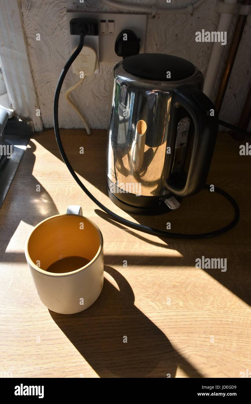Coffee and kettle Stock Photo - Alamy
