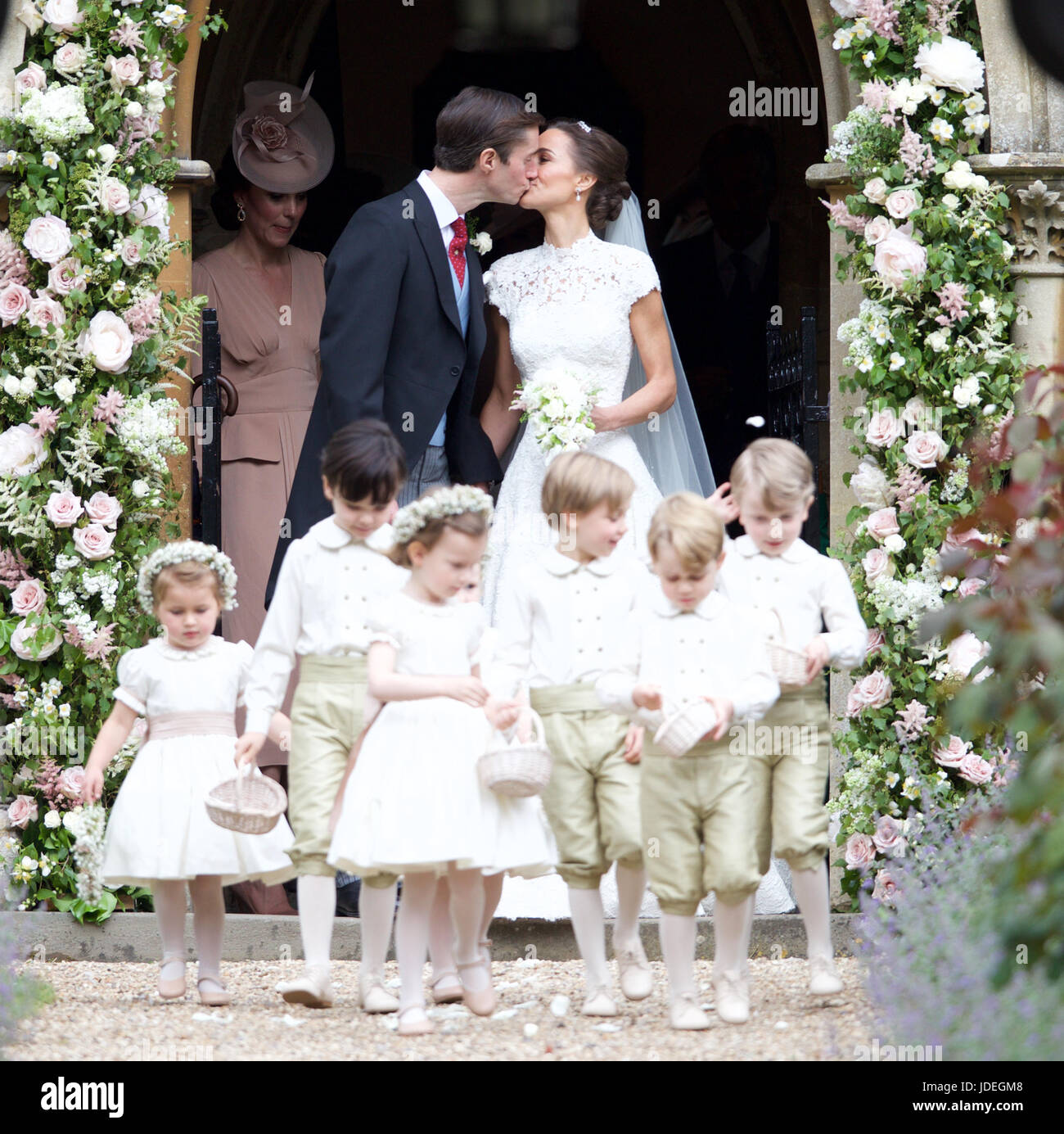 The wedding of Pippa Middleton and James Matthews at St Mark's Church ...