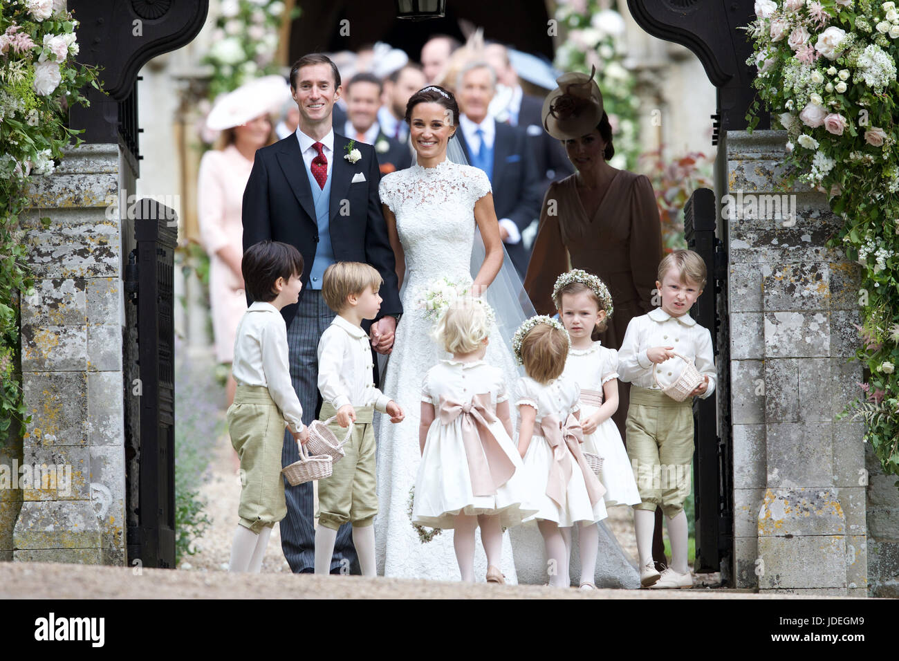 The wedding of Pippa Middleton and James Matthews at St Mark's Church ...