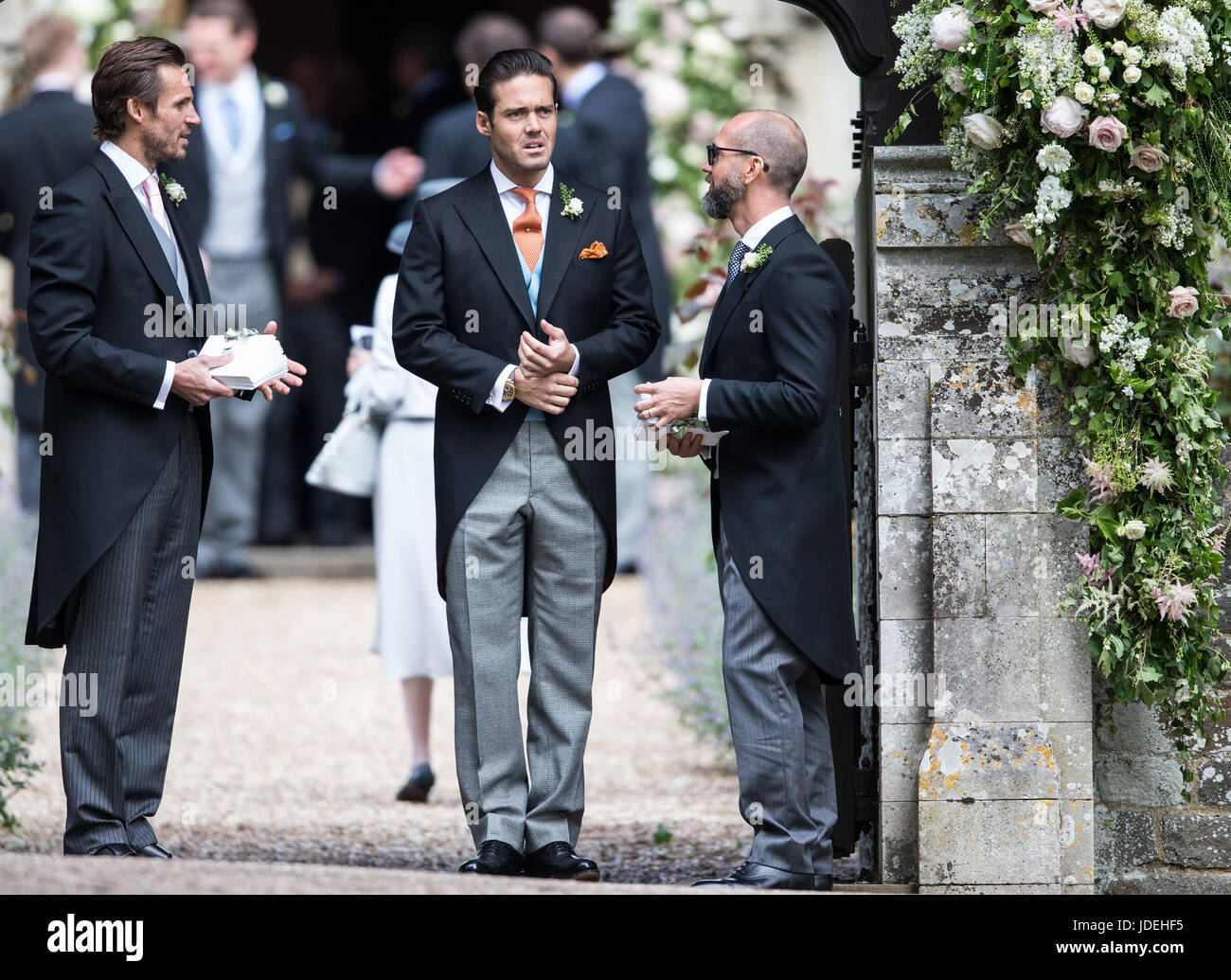 The wedding of Pippa Middleton and James Matthews at St. Mark's Church ...