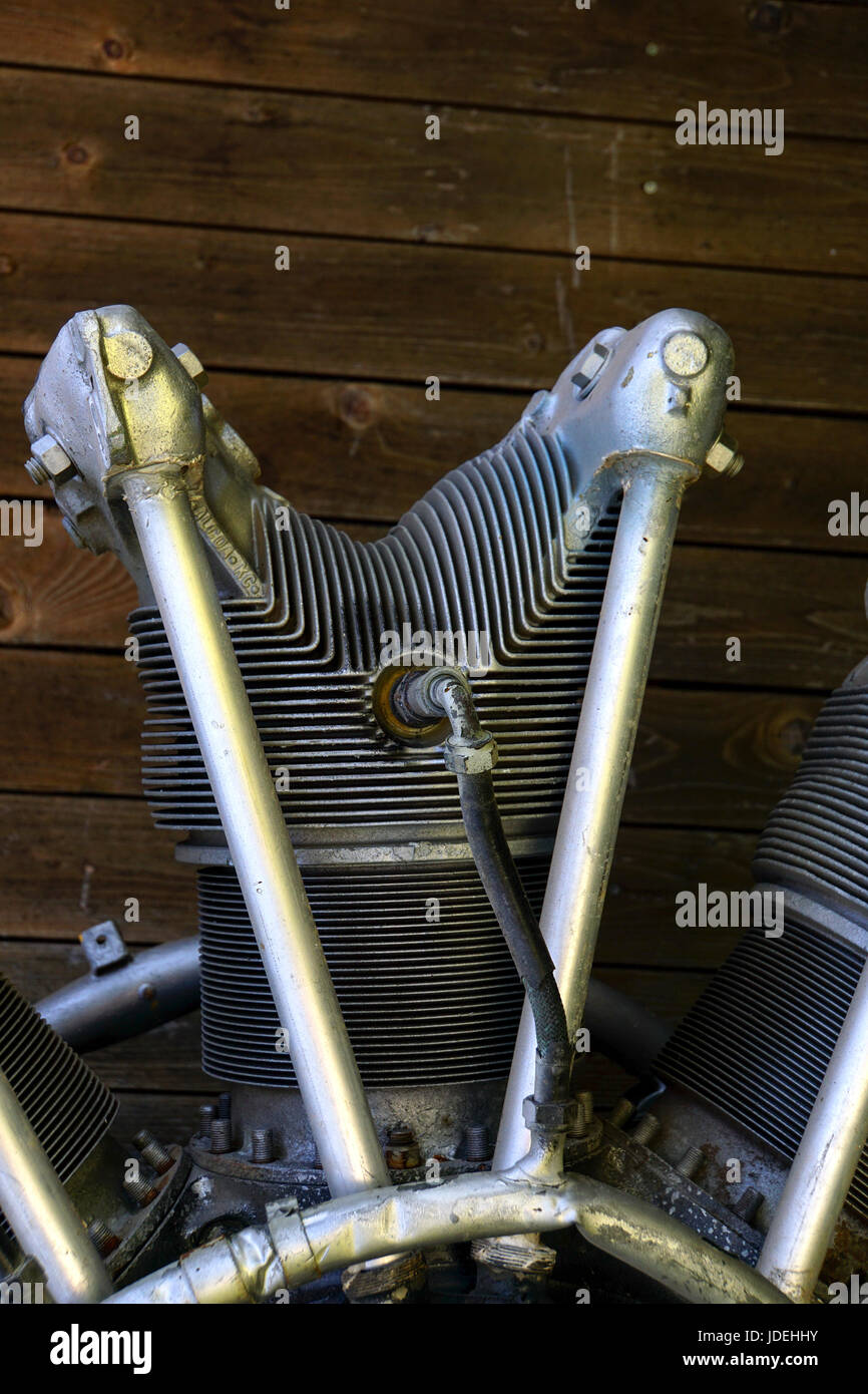 Vintage Car Engine Stock Photo - Alamy
