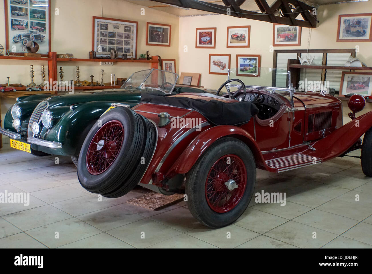 Alfa Romeo Vintage Car Stock Photo - Alamy