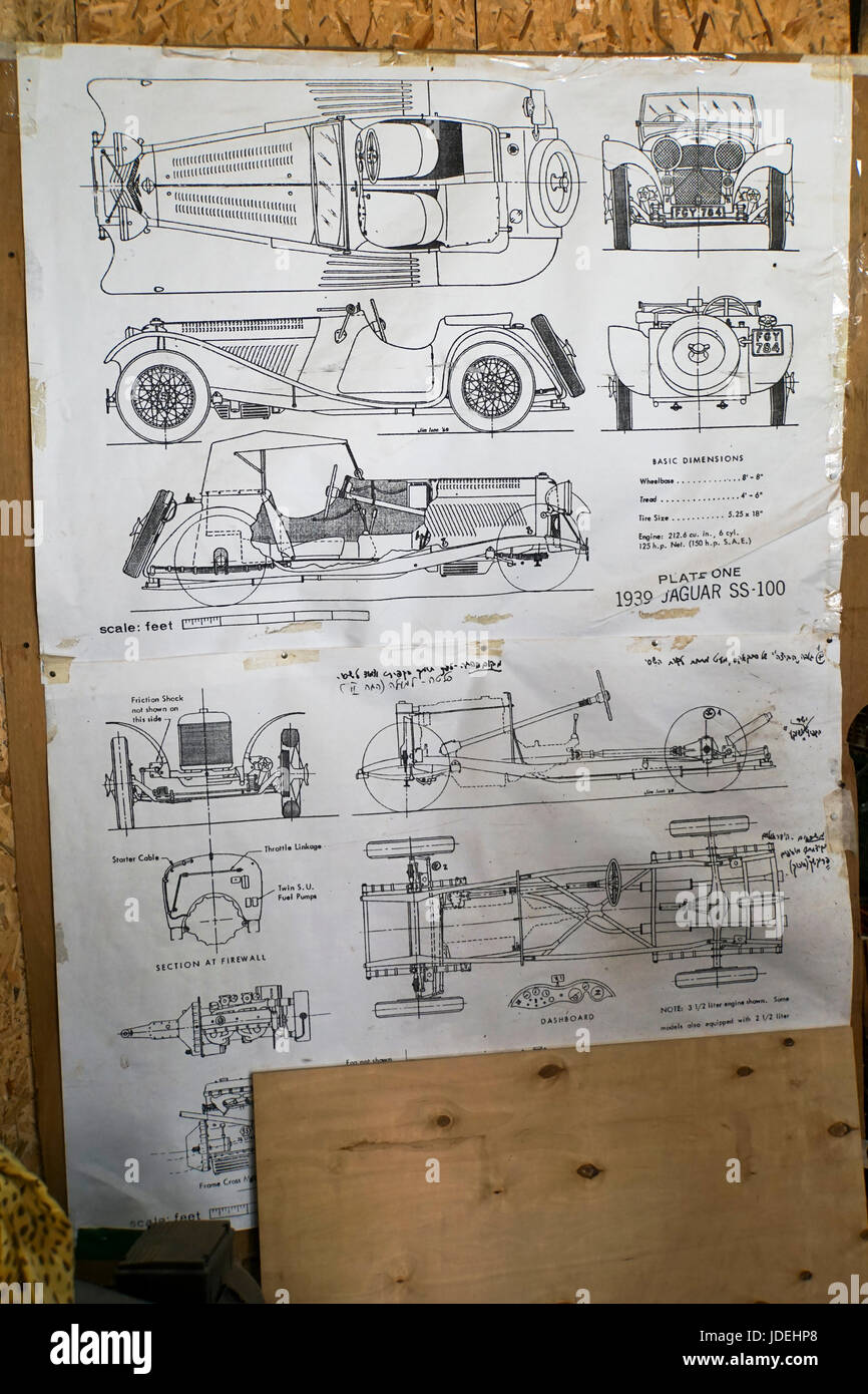 Car schematic old hi-res stock photography and images - Alamy