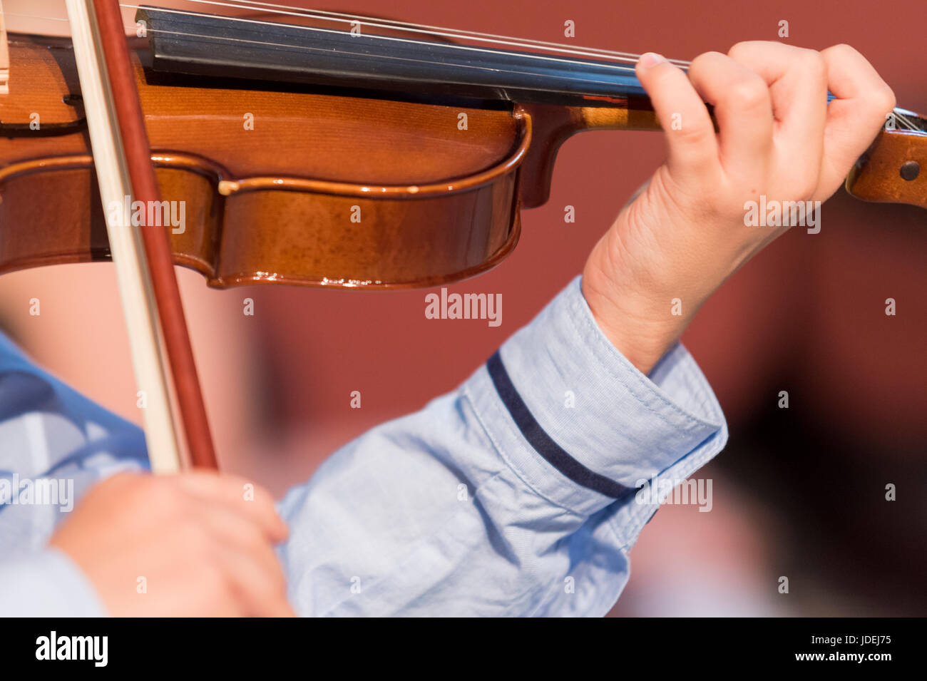 Boy Playing Violin High Resolution Stock Photography and Images - Alamy