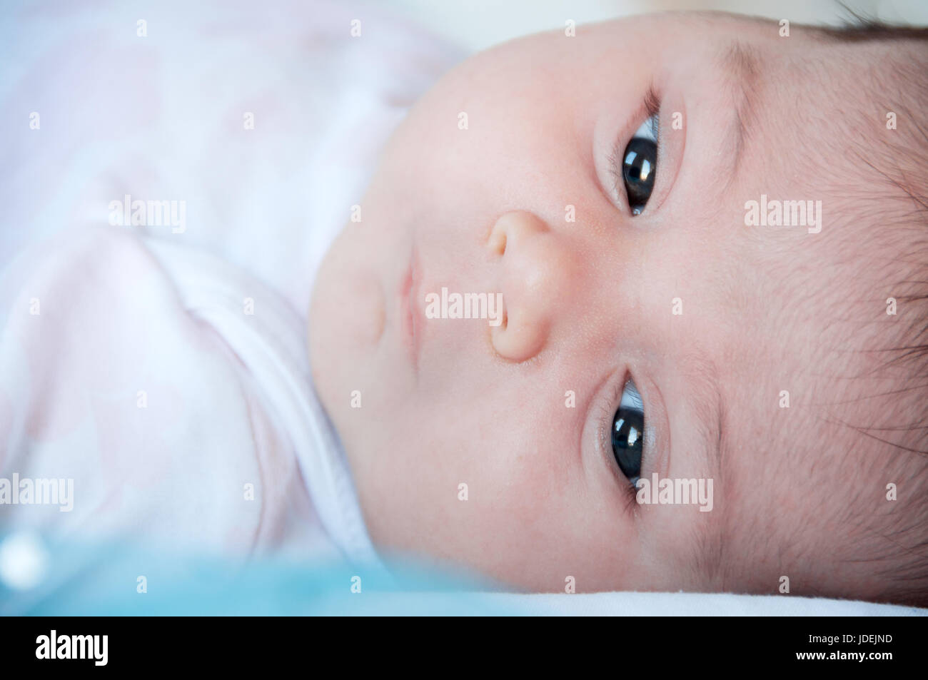 Baby face close-up, selective focus Stock Photo - Alamy