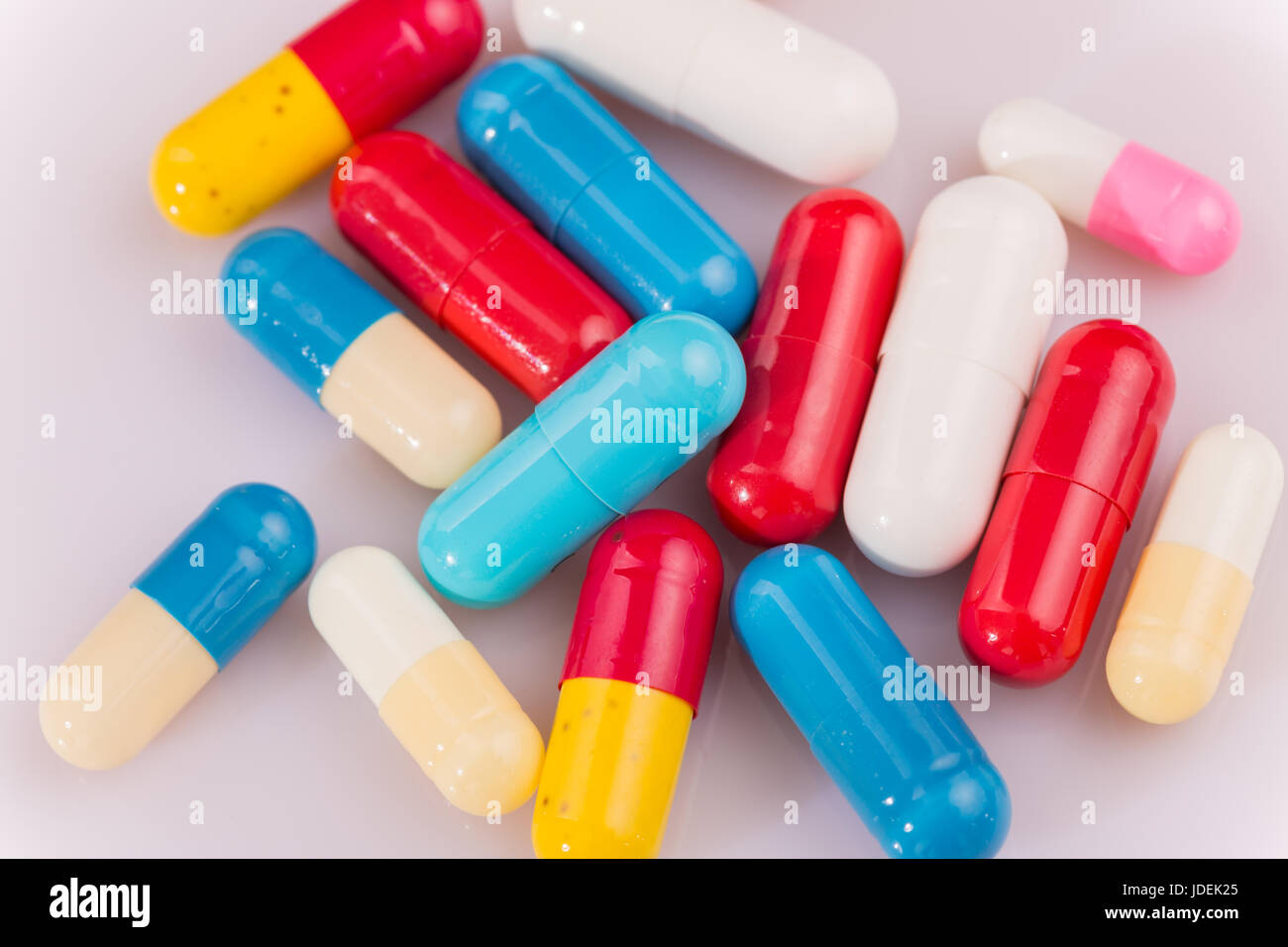 different Tablets pills capsule heap mix therapy drugs Stock Photo - Alamy