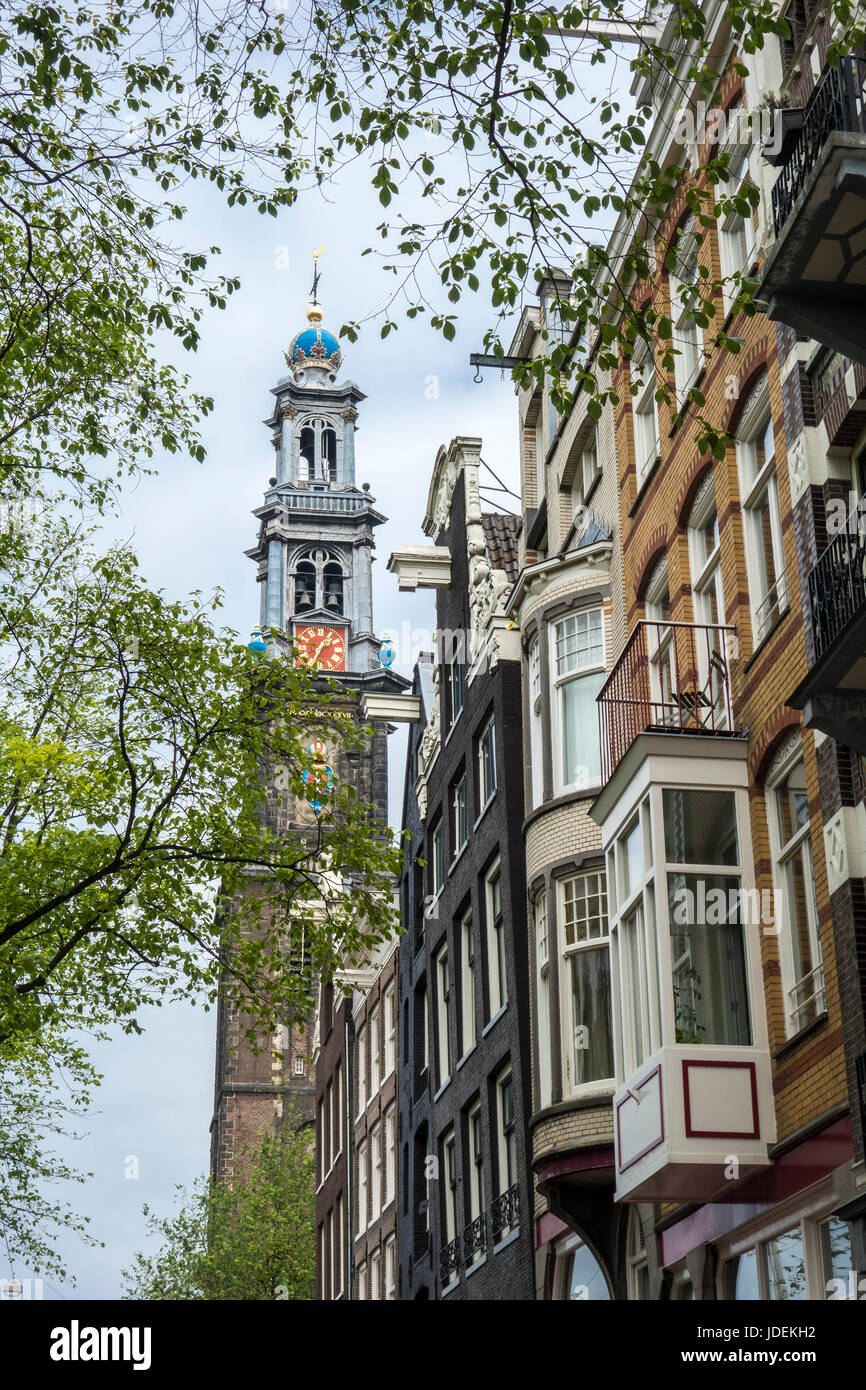 Westerkerk tower hi-res stock photography and images - Alamy